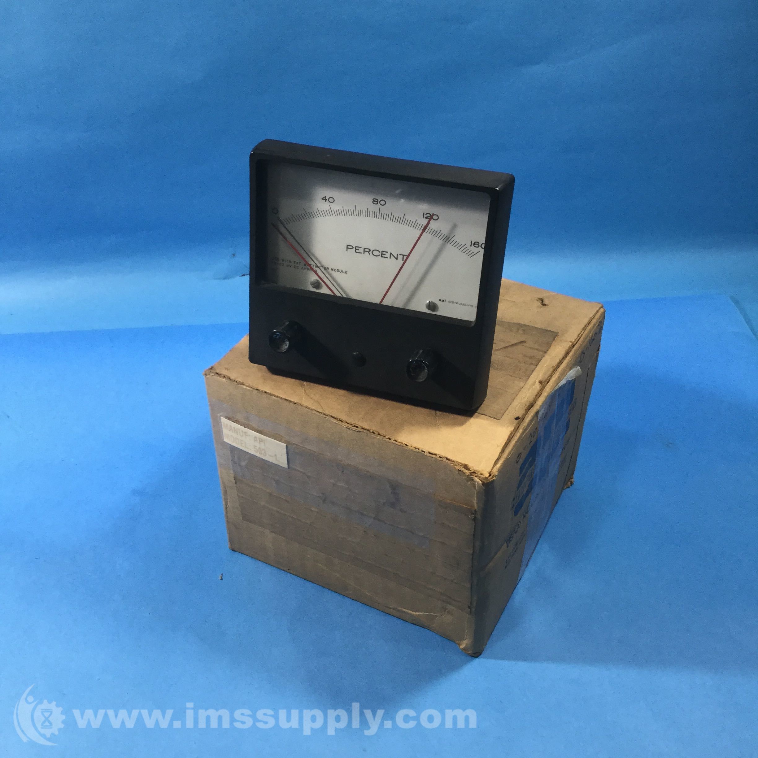Api Controls 503-L Percentage Panel Meter, 0-160 - IMS Supply