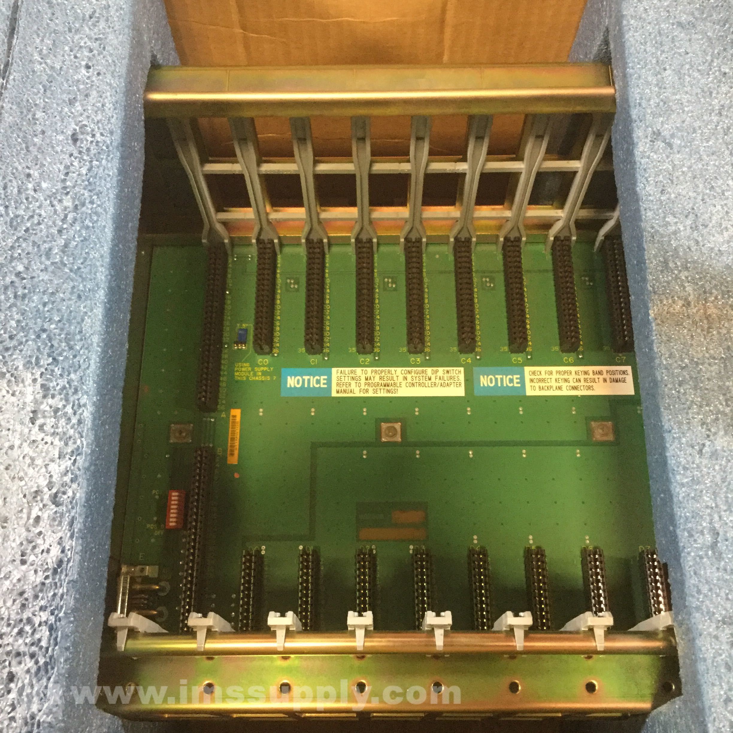 Allen Bradley 1771-A2B I/O Module 8 Slot Back Panel Mount - IMS Supply