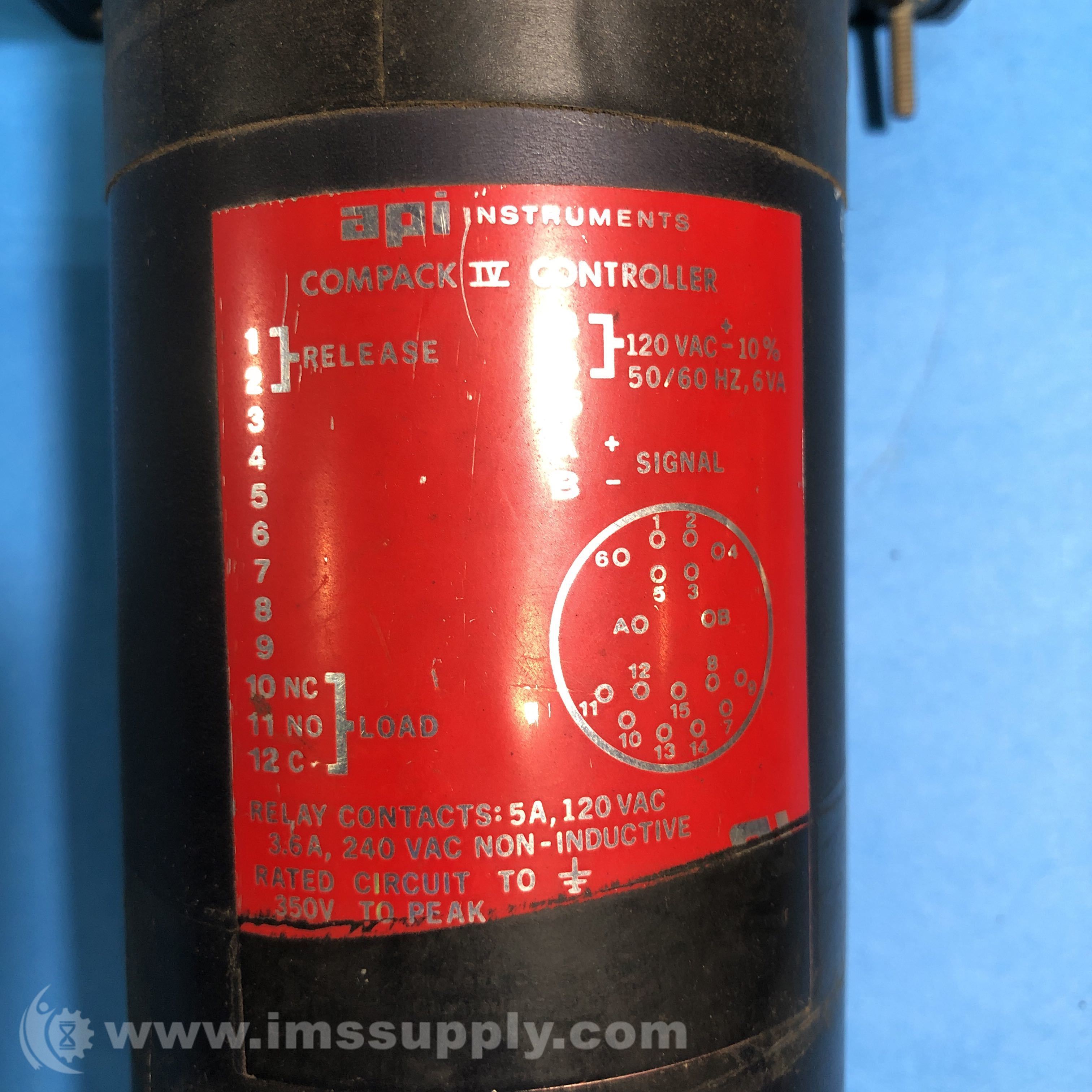 Api Controls Compack IV Controller, 0-500 DC Amperes, 120VAC - IMS Supply