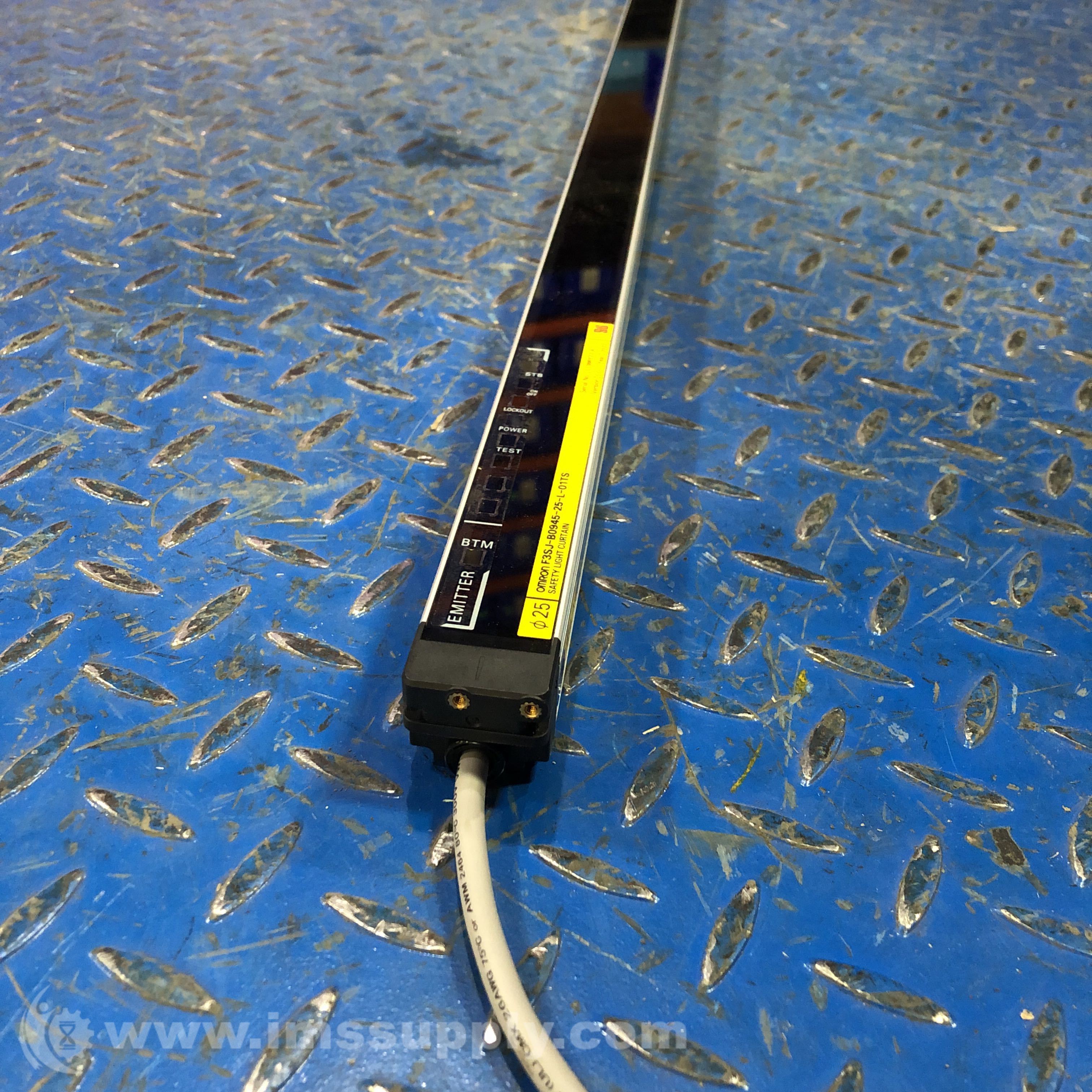 Omron F3SJ-B0945-25-L-01TS Safety Light Curtain Emitter - IMS Supply
