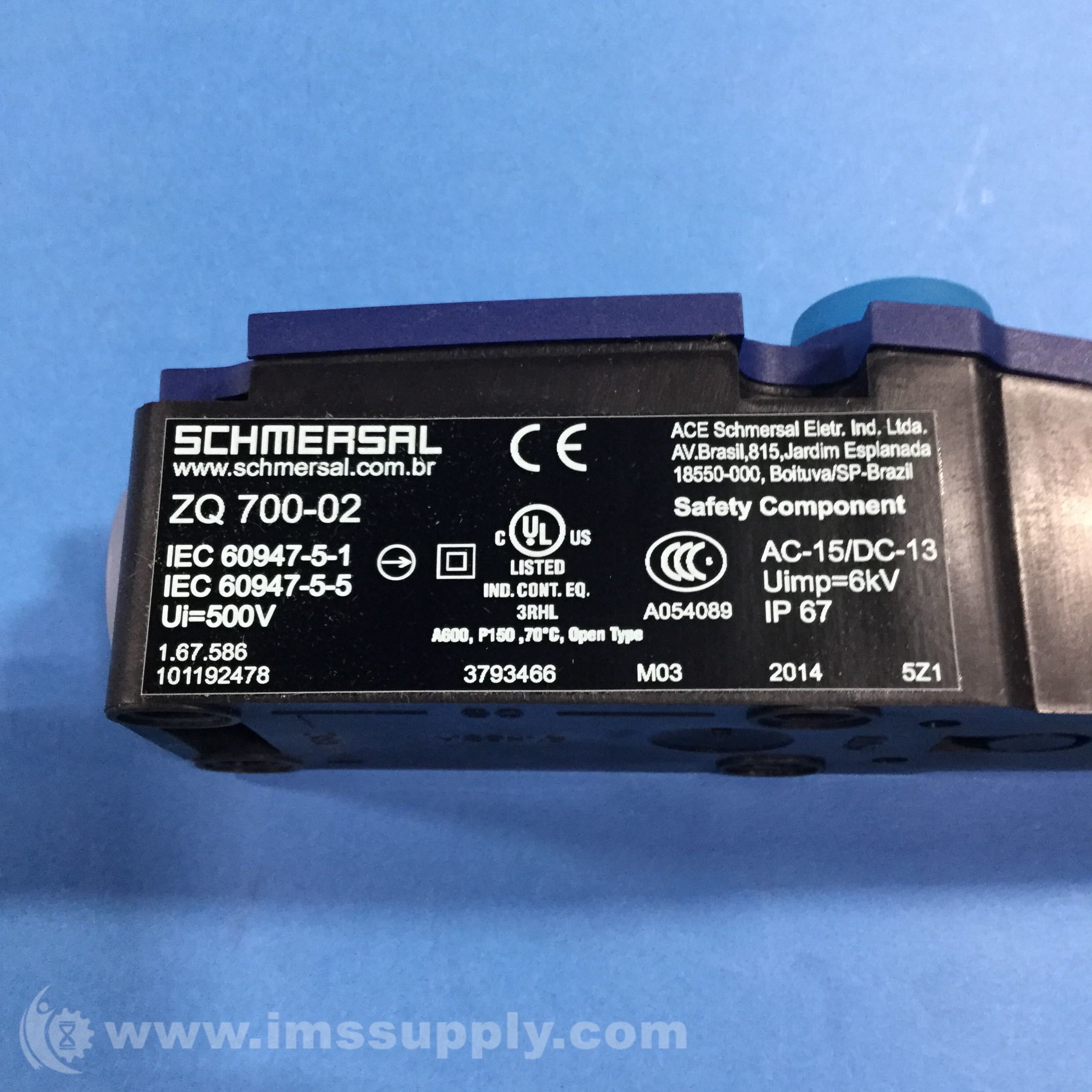 Schmersal ZQ 700-02 Pull-wire Emergency Stop Switch - IMS Supply