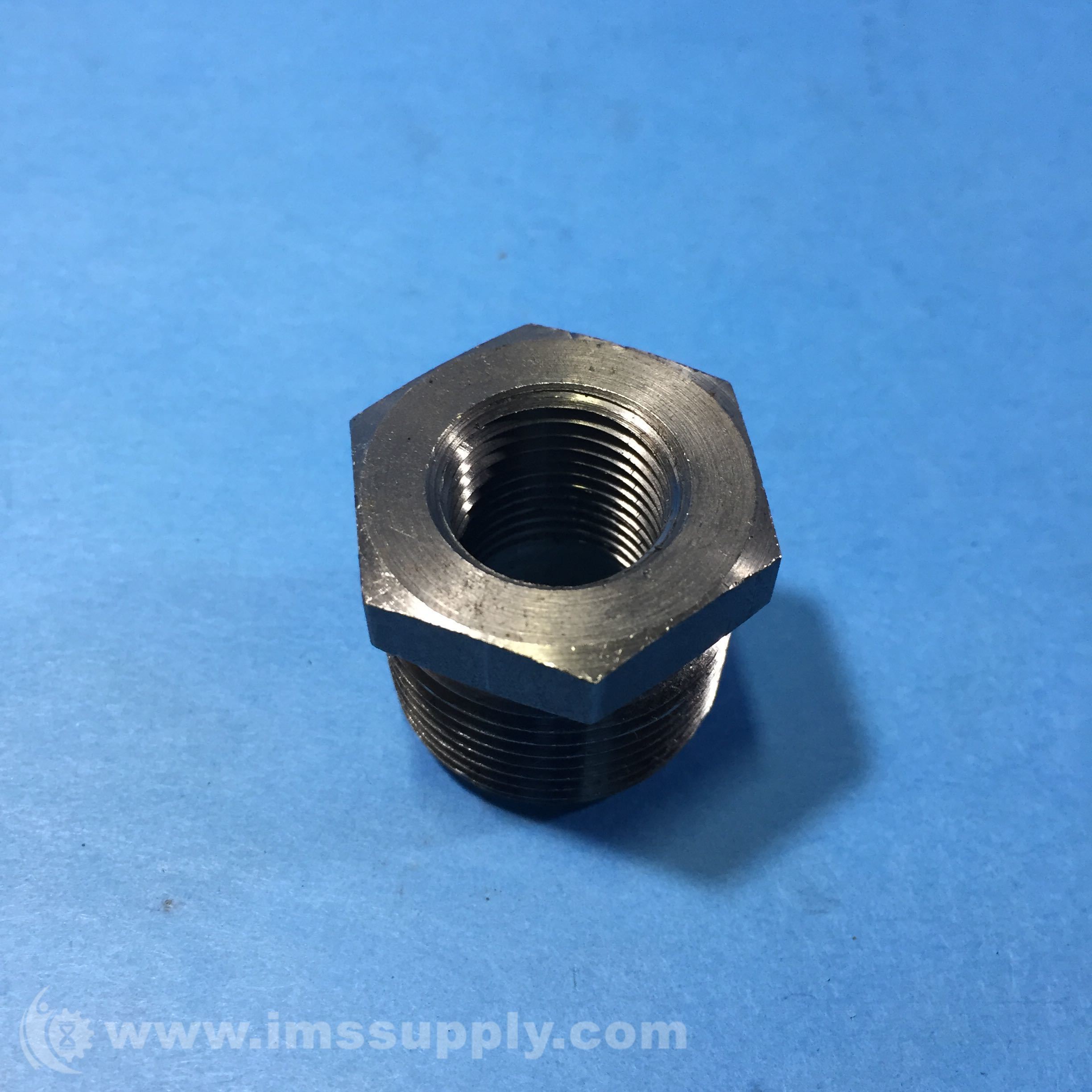 1/2 x 3/8 Hex Head Bushing, Steel, Schedule 80 - IMS Supply