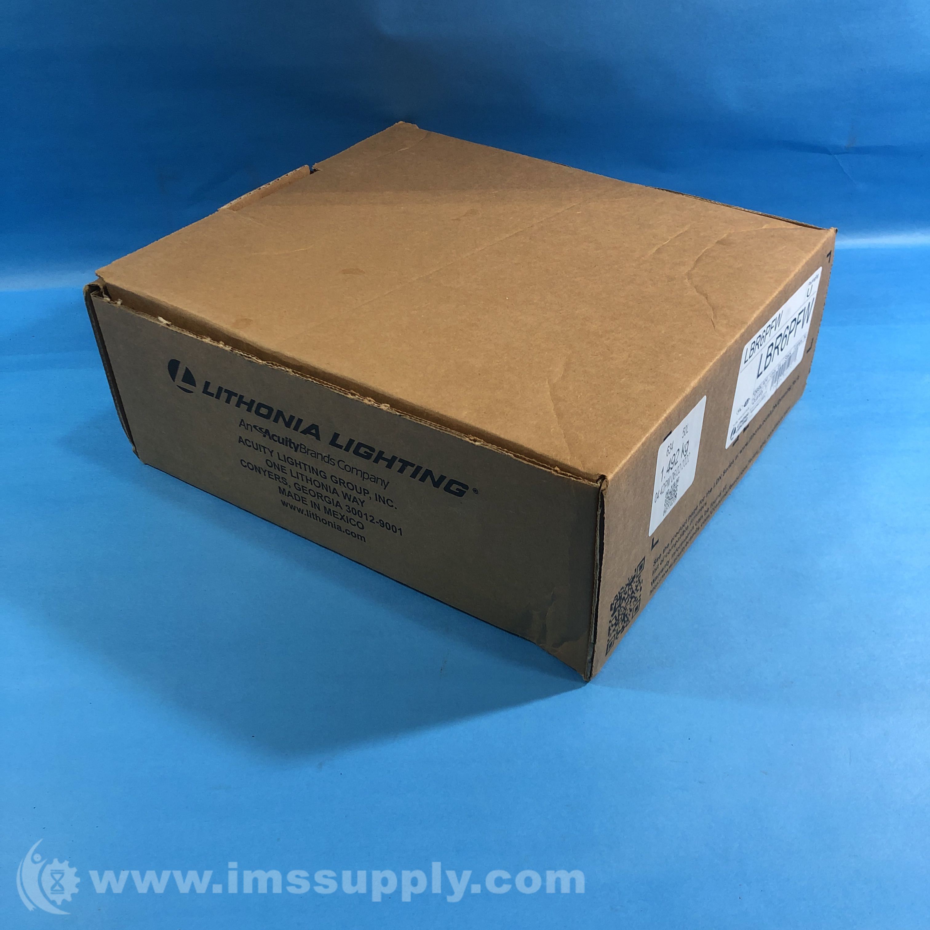 Lithonia Lighting LBR6PFW 6'' Construction Frame w/ JBOX - IMS Supply