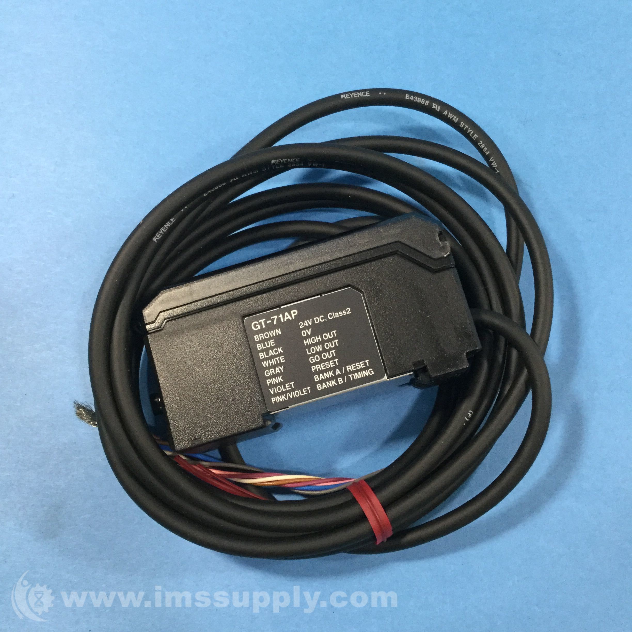 Keyence GT-71AP Amplifier Unit - IMS Supply
