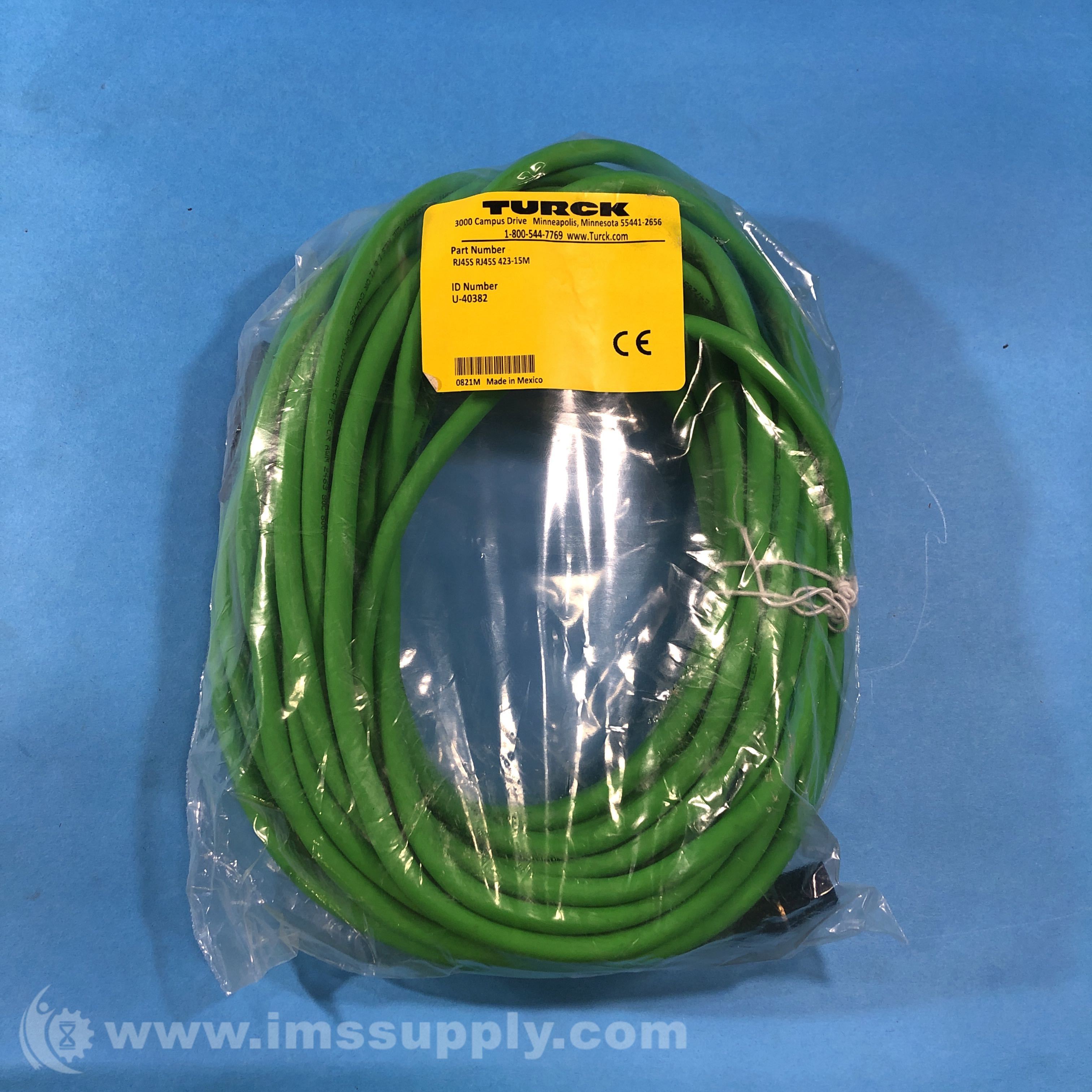 Turck RJ45S RJ45S 423-15M Profinet Extension Ethernet Cable - IMS Supply