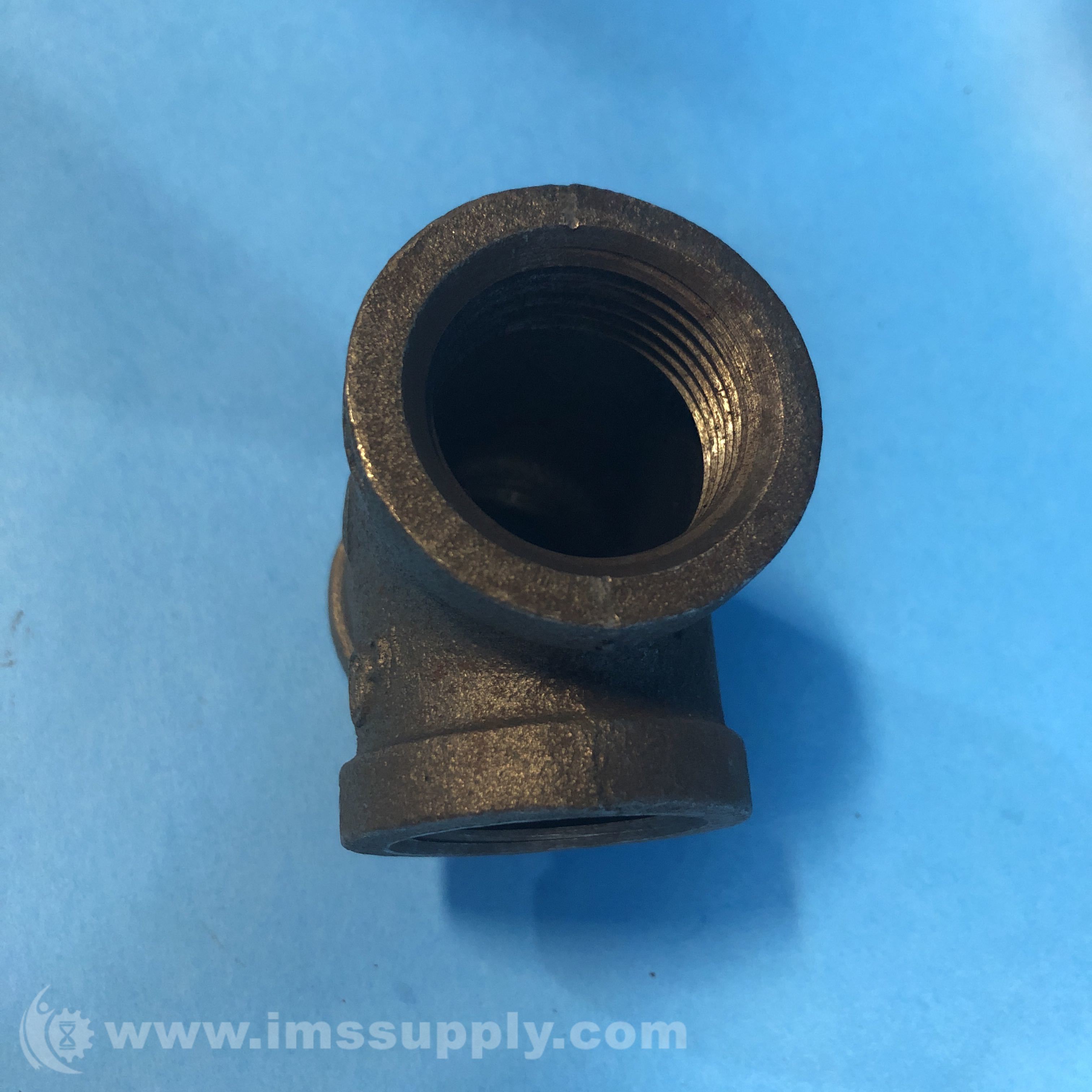 Worldwide Sourcing 2 Size 2 Inch Black Pipe Tee - IMS Supply