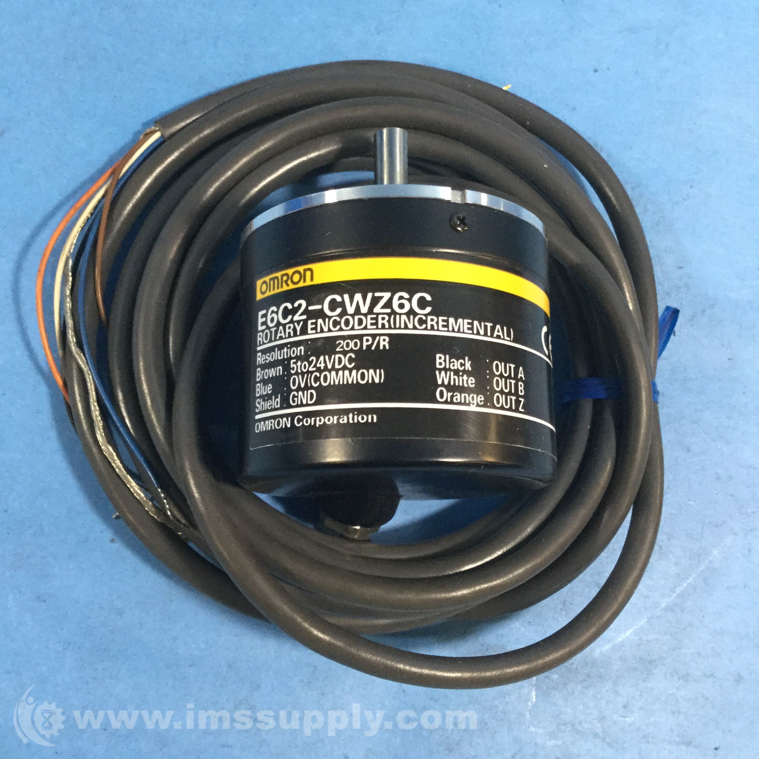 Omron E6C2-CWZ6C Rotary Incremental Encoder - IMS Supply