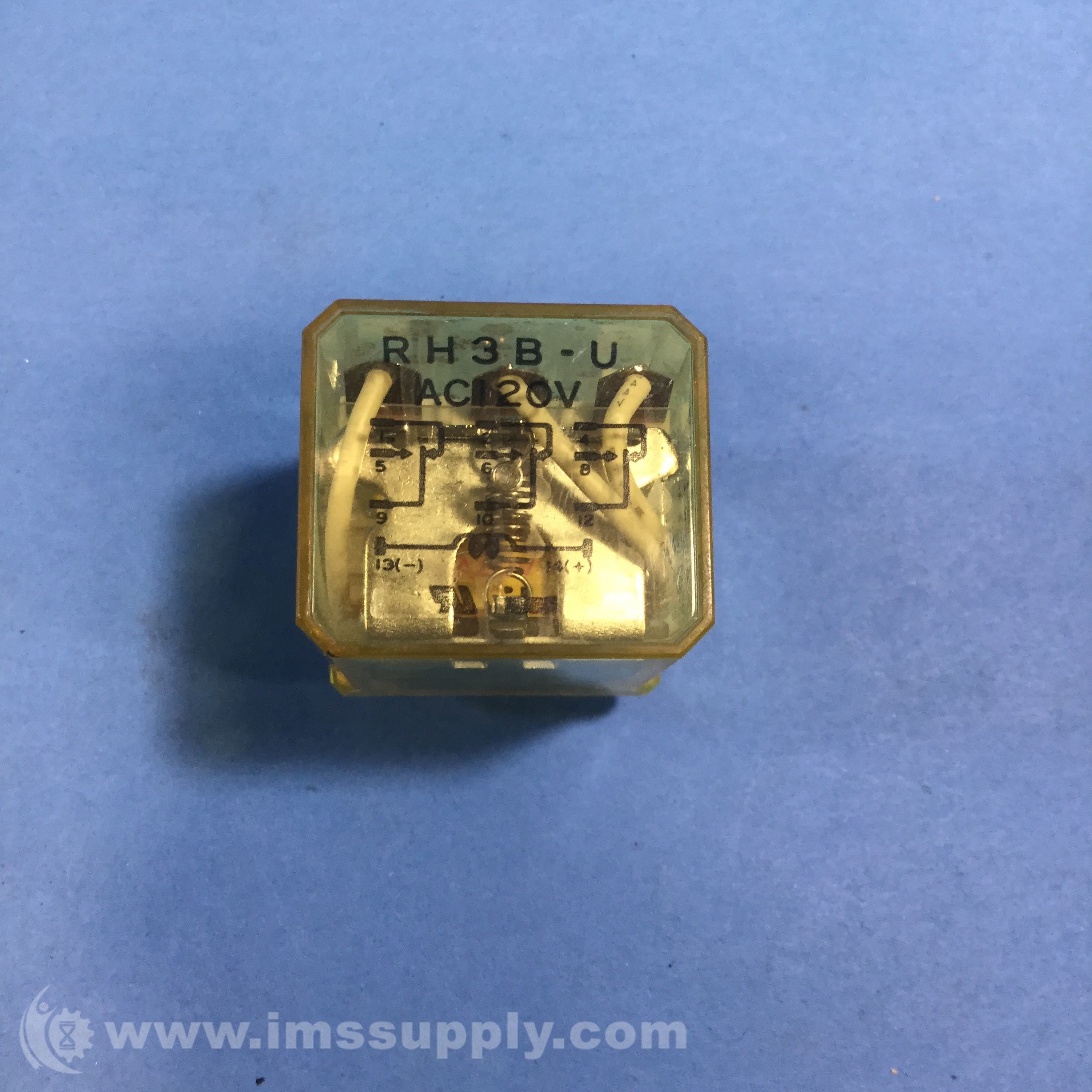 Idec RH3B-UAC24V Plug-In Relay 10A Contact 3PDT 24VAC Coil - IMS Supply