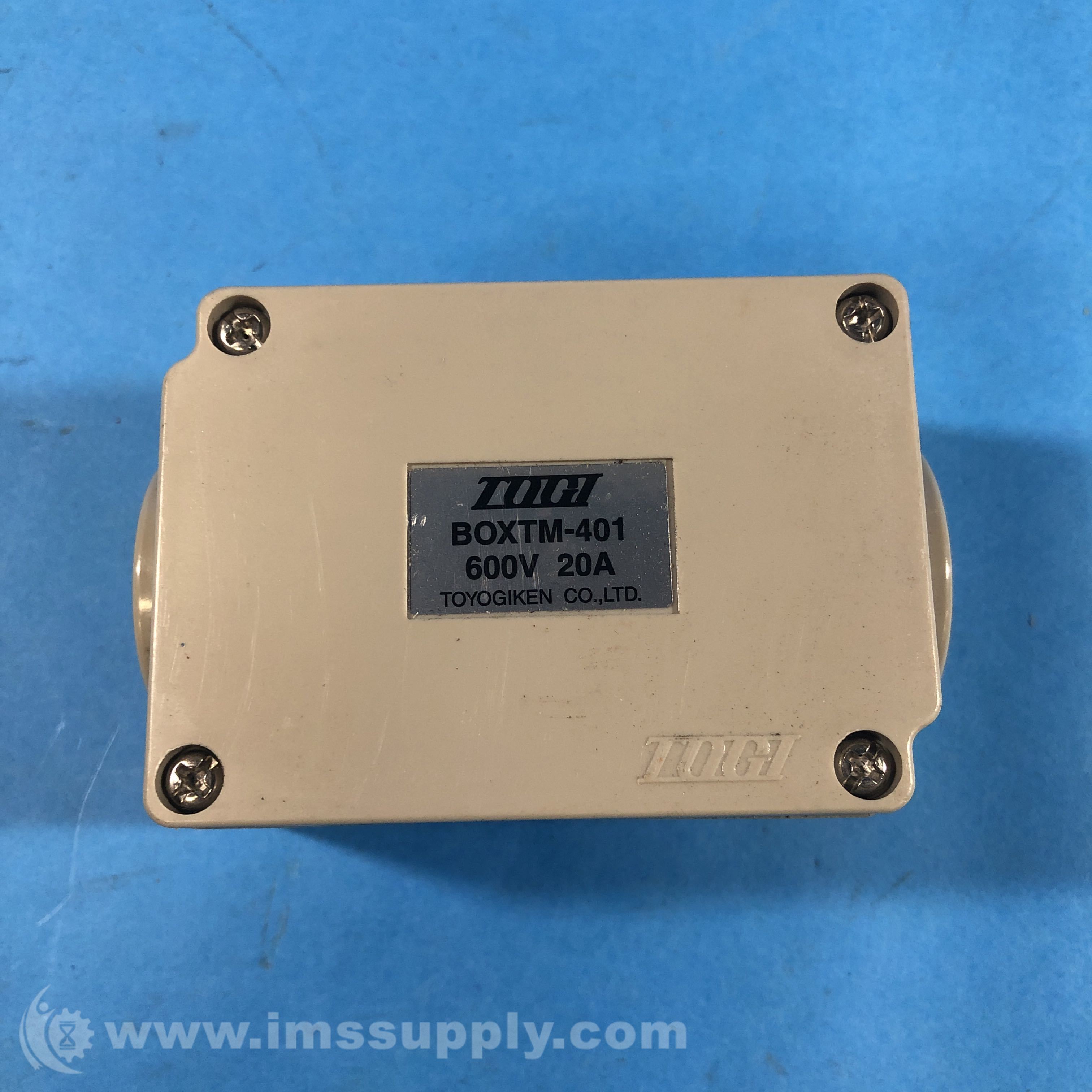 Togi BOXTM-401 Terminal Box, 600V 20A - IMS Supply