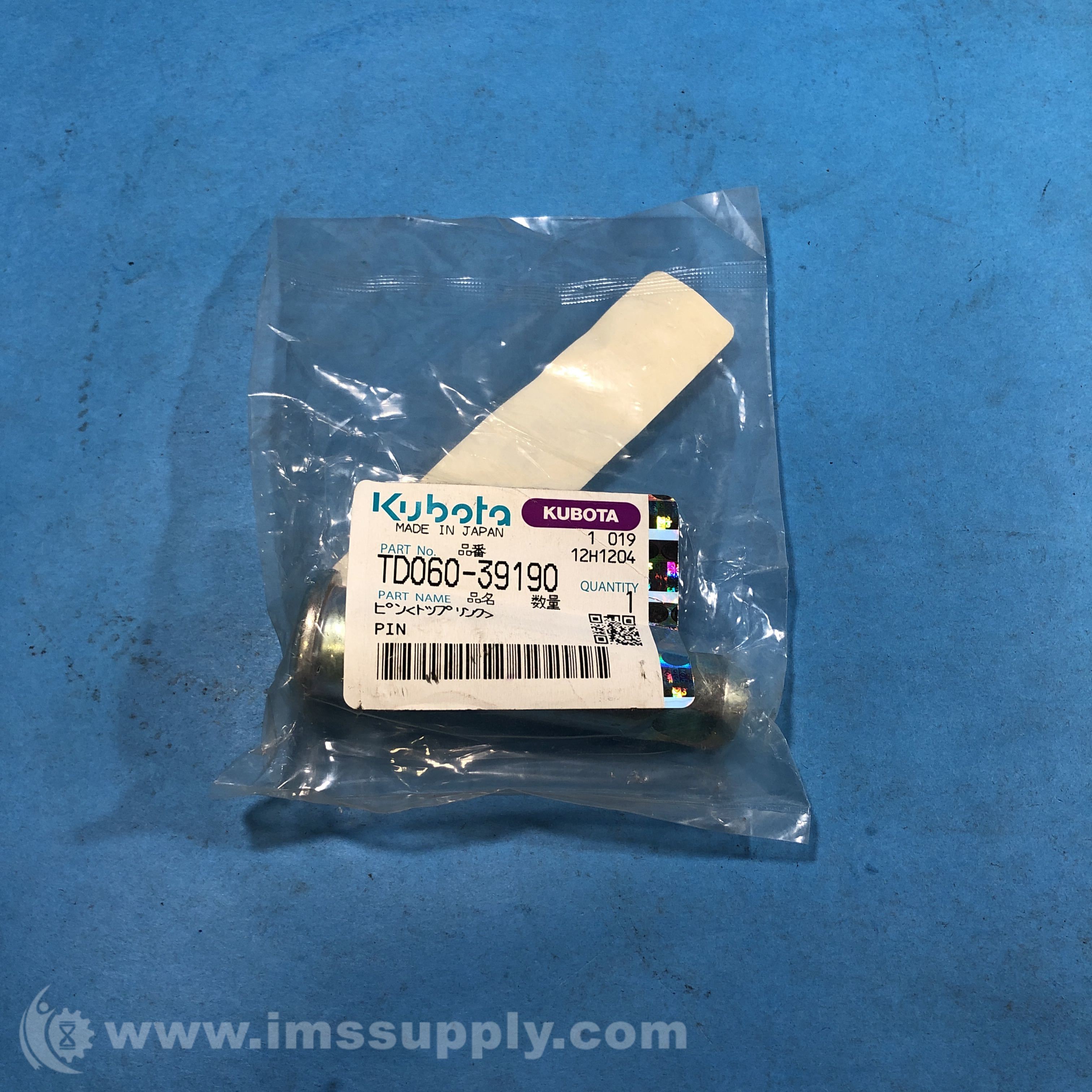Kubota TD060-39190 Pin - IMS Supply