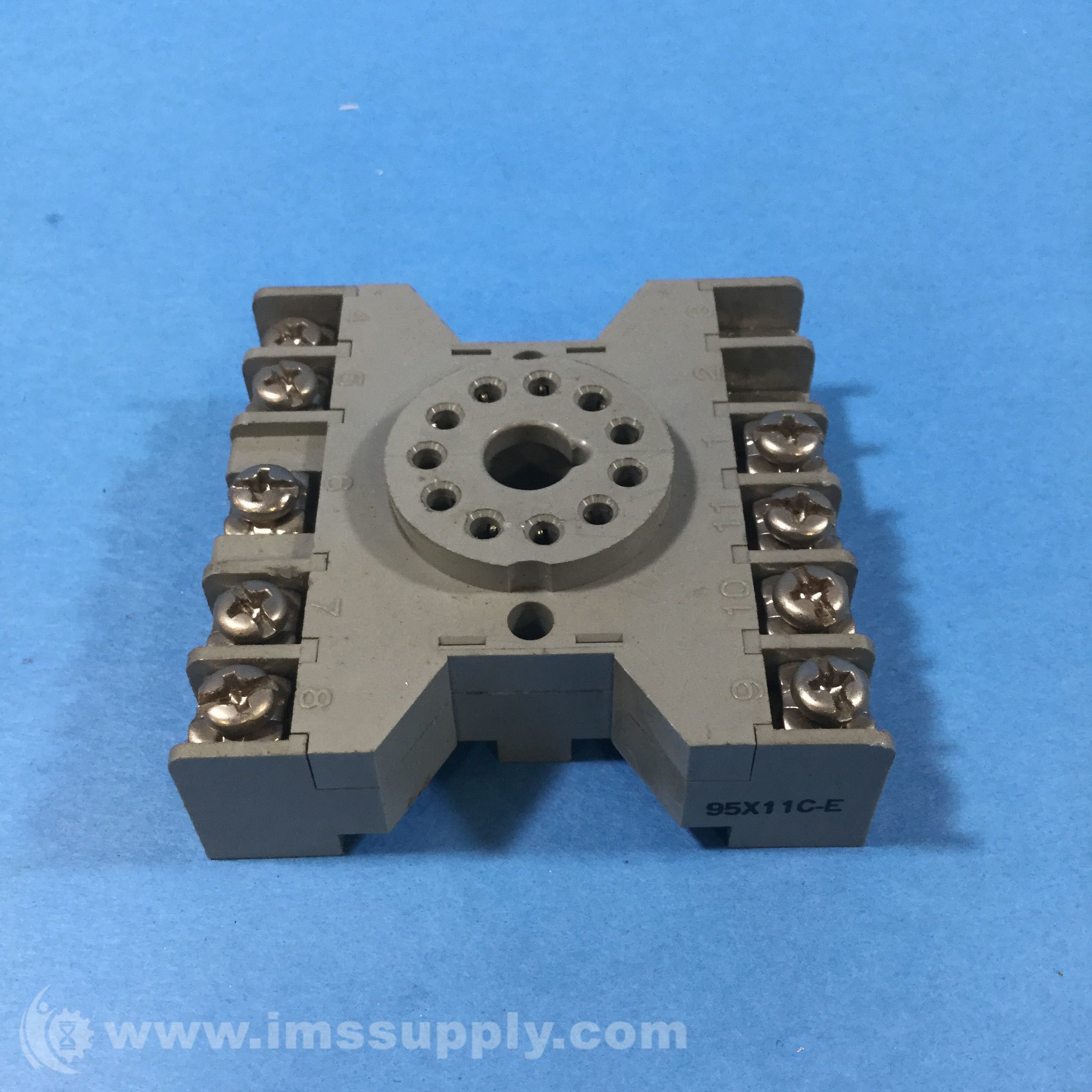 Dayton 6X156E Relay Socket 10AMP 300VAC 11TERMINAL - IMS Supply