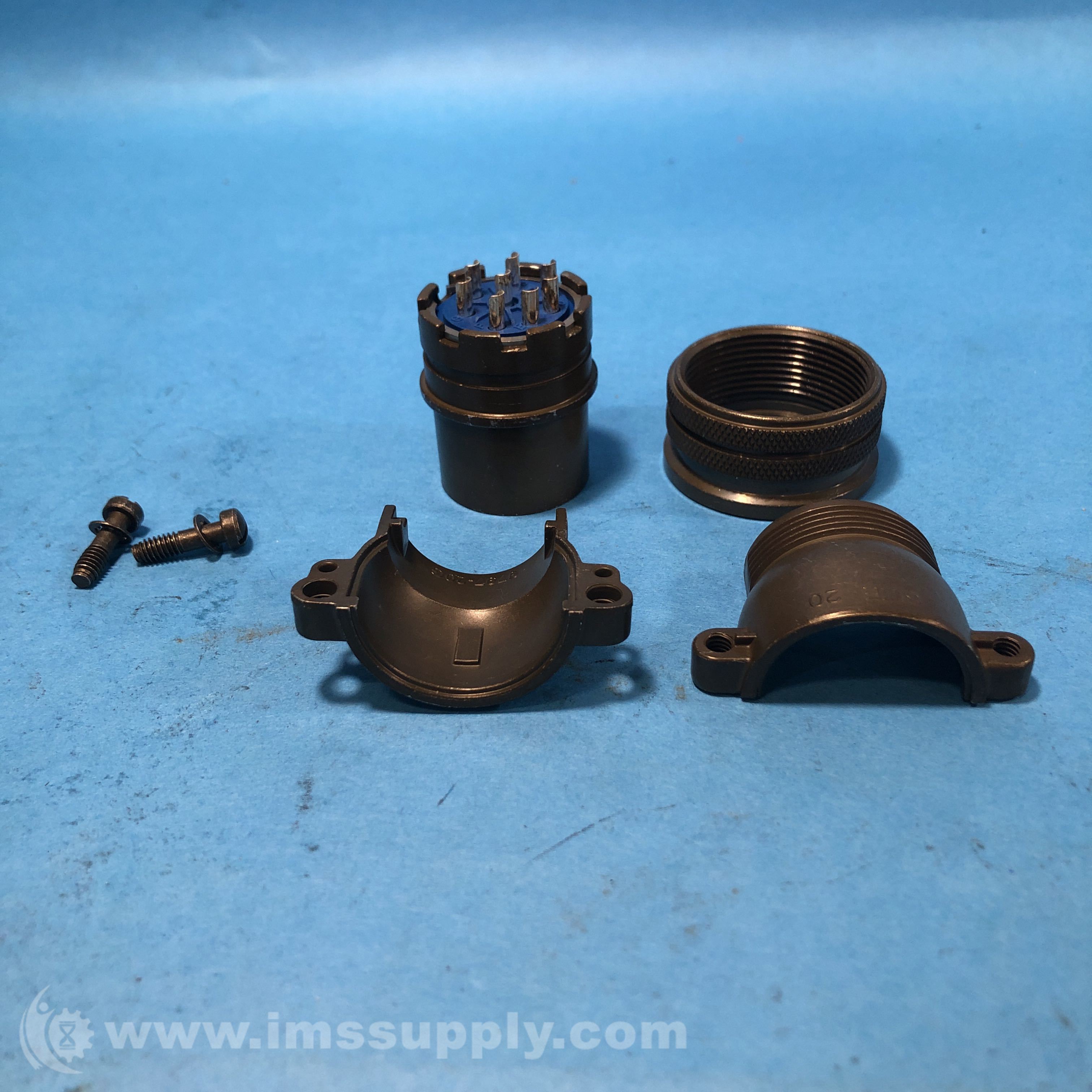 Amphenol 8 Pin MIL Spec Circular Connector Plug Assembly - IMS Supply