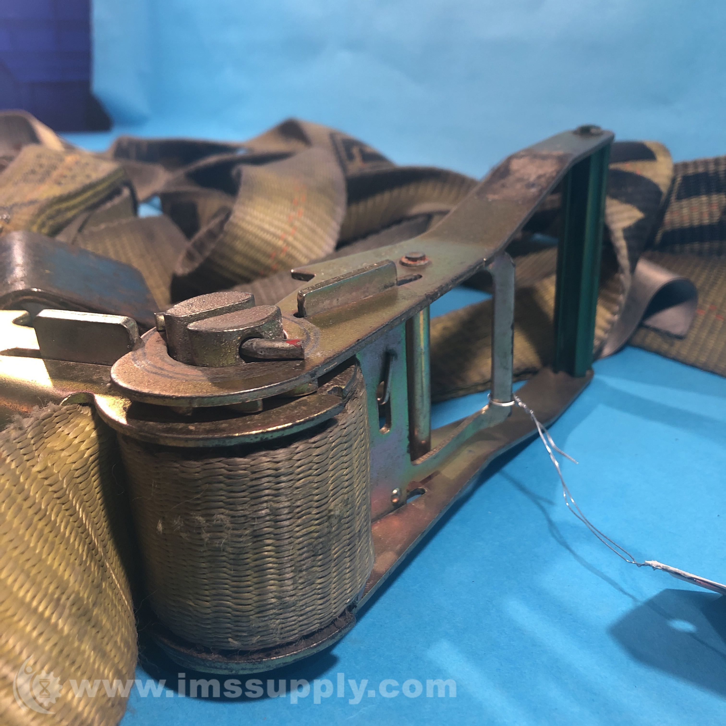 Ancra 45982-10 Ratchet Strap, Flat Hook, 2 x 27' - IMS Supply