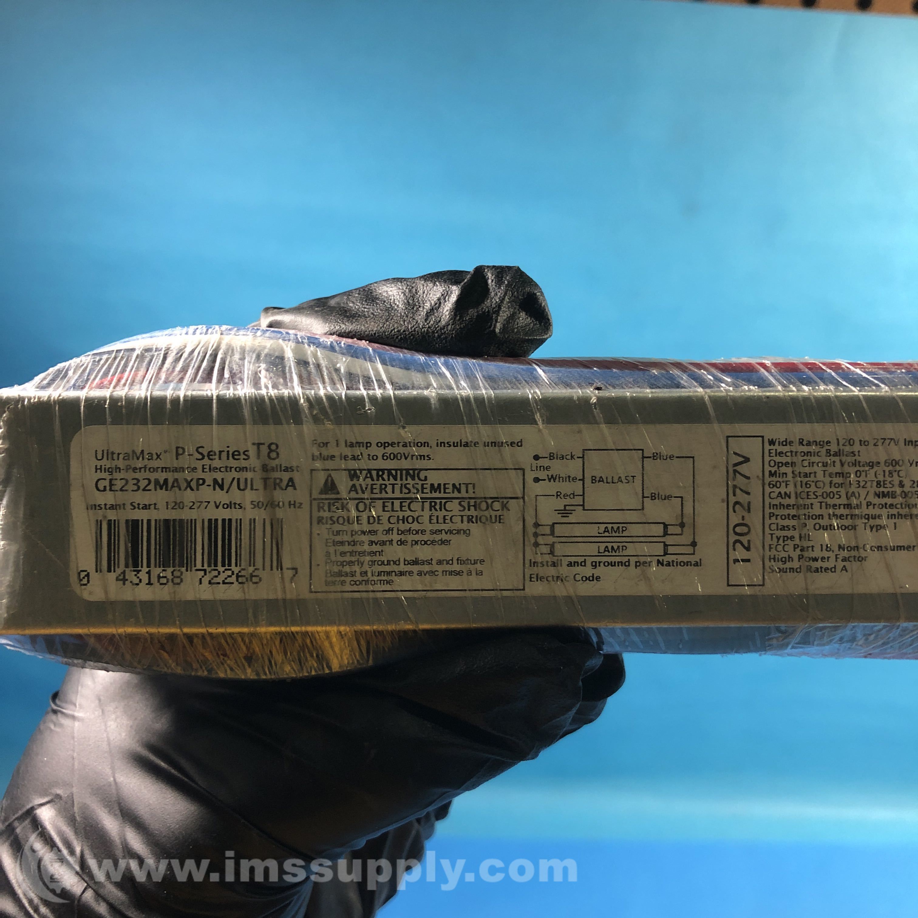 Ge Lighting GE232MAXP-N/ULTRA Instant Start Fluorescent Ballast - IMS ...