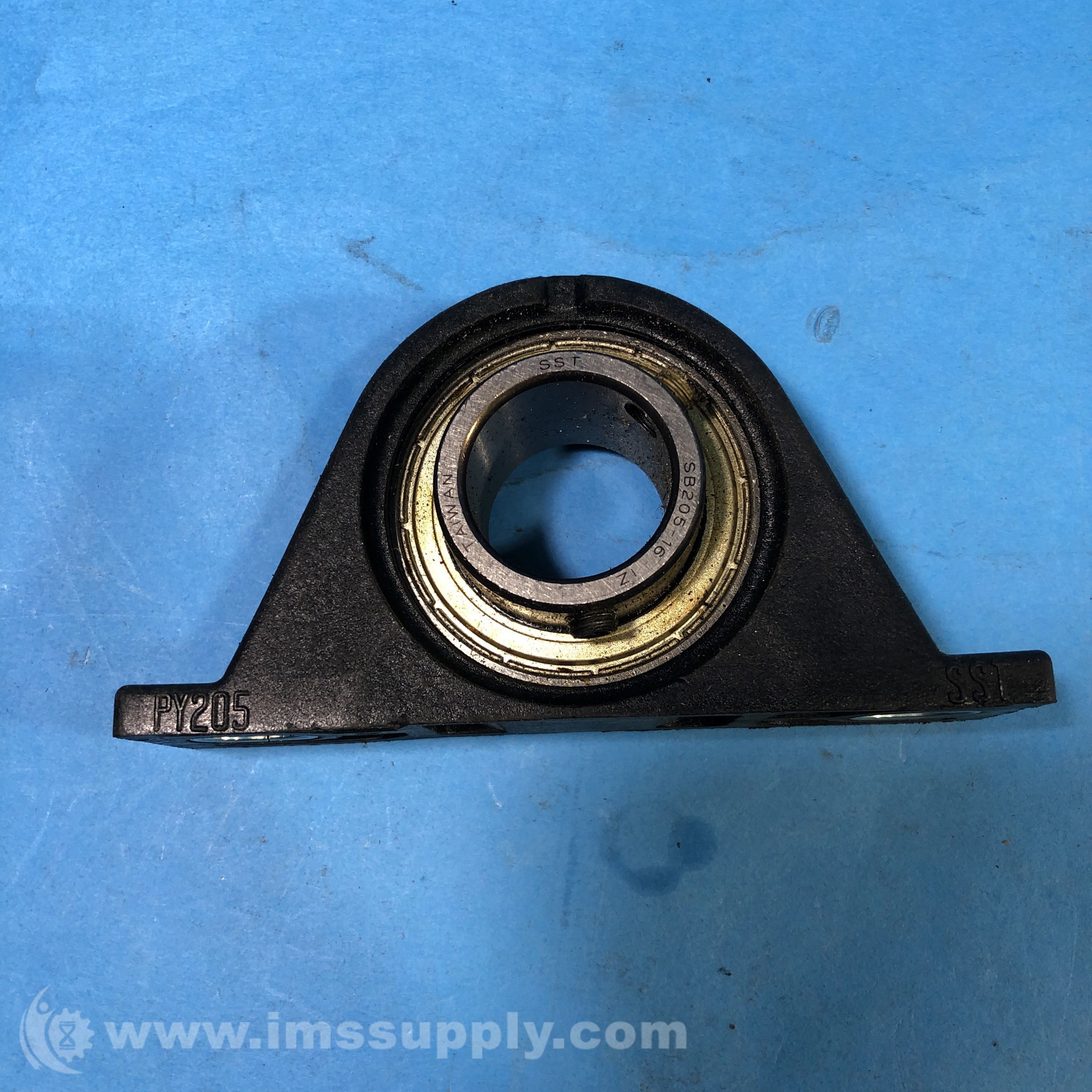 SST PY205 Pillow Block Bearing with SB205-16 1 Insert Bearing - IMS Supply