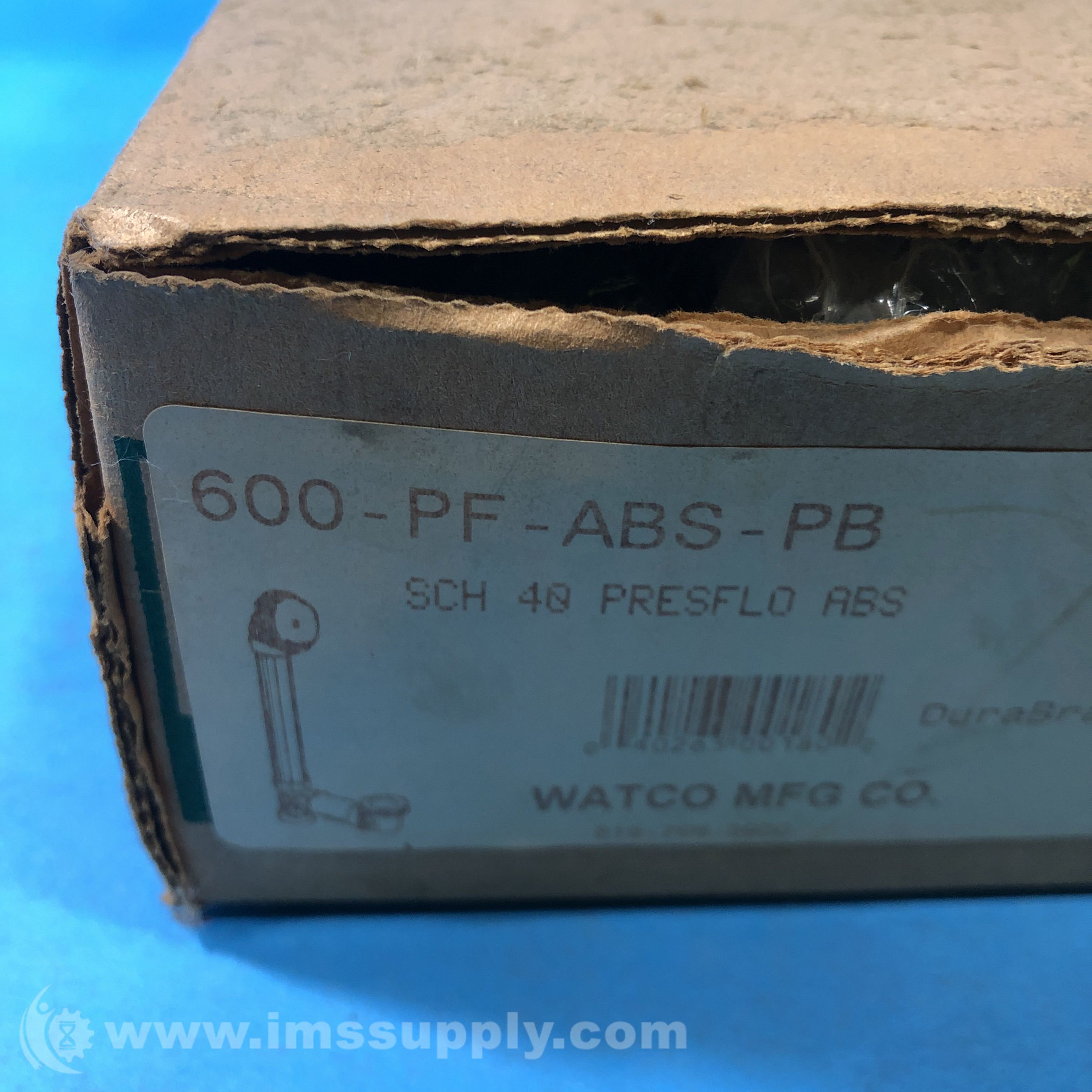 Watco 600-PF-ABS-PB Presflo Bath Waste - IMS Supply