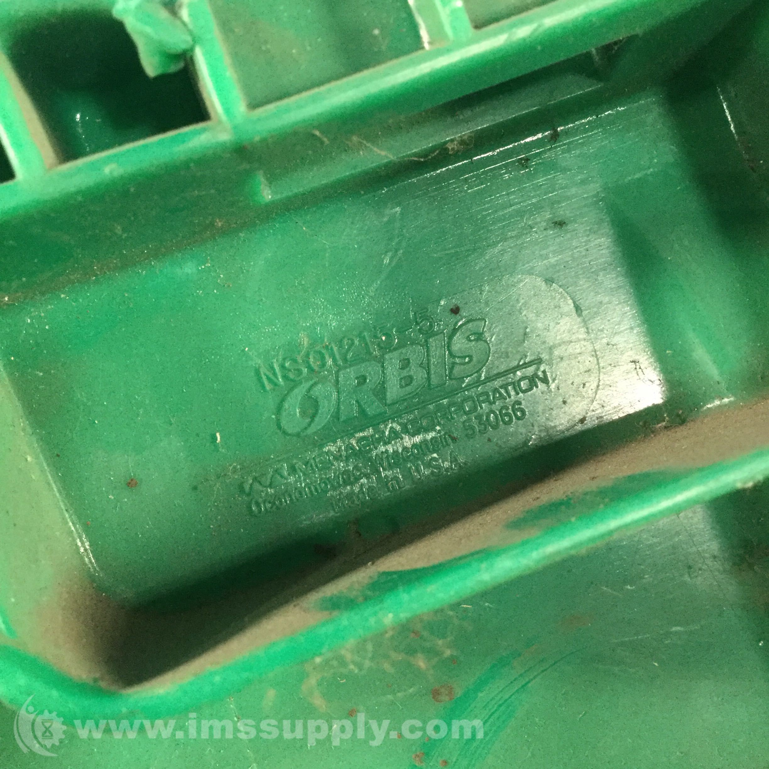 Orbis NS01215-5 Color Green Straight-wall Container - IMS Supply