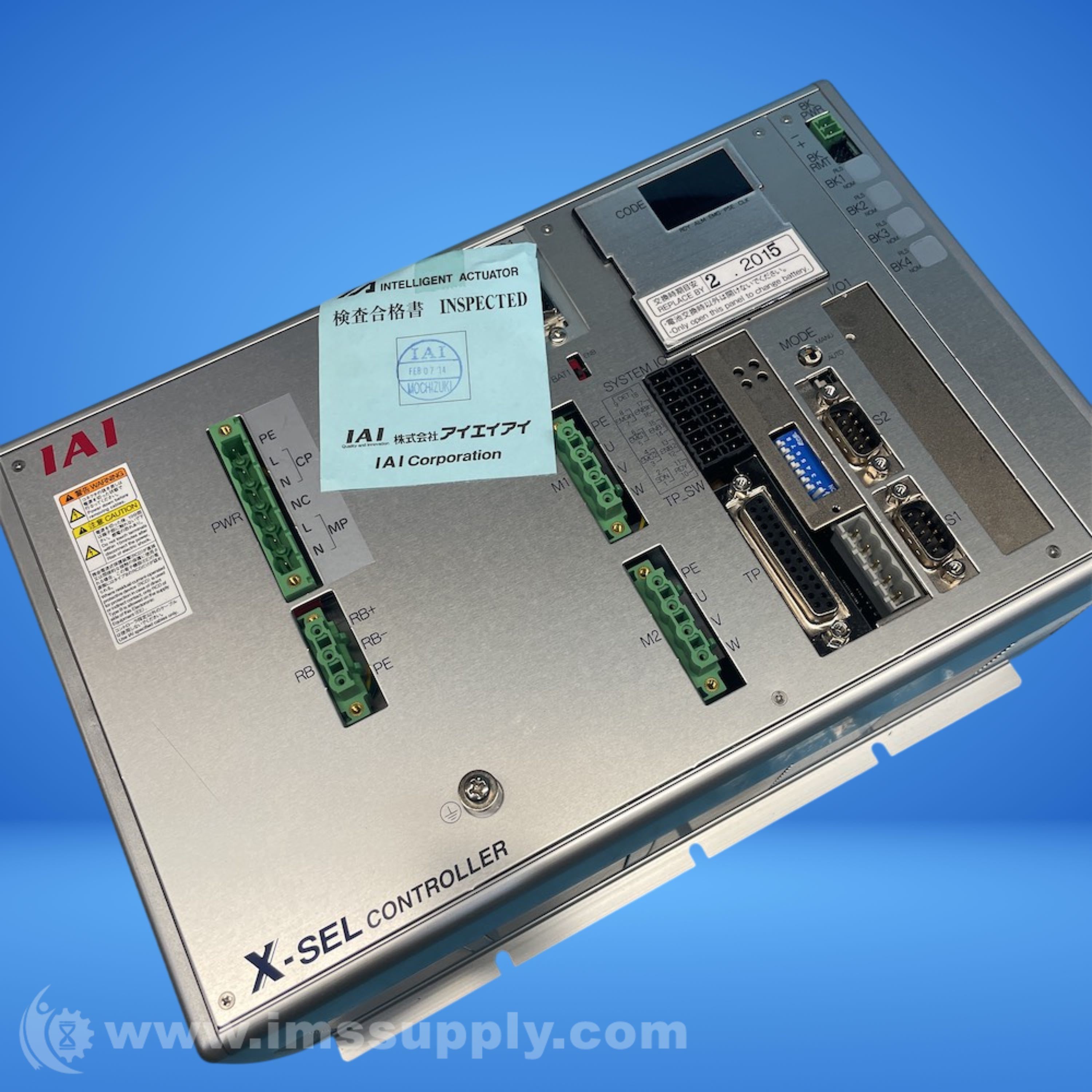 IAI XSEL-Q-2-60AL-60AL-DV-E-EEE-0-2 X-SEL Controller - IMS Supply
