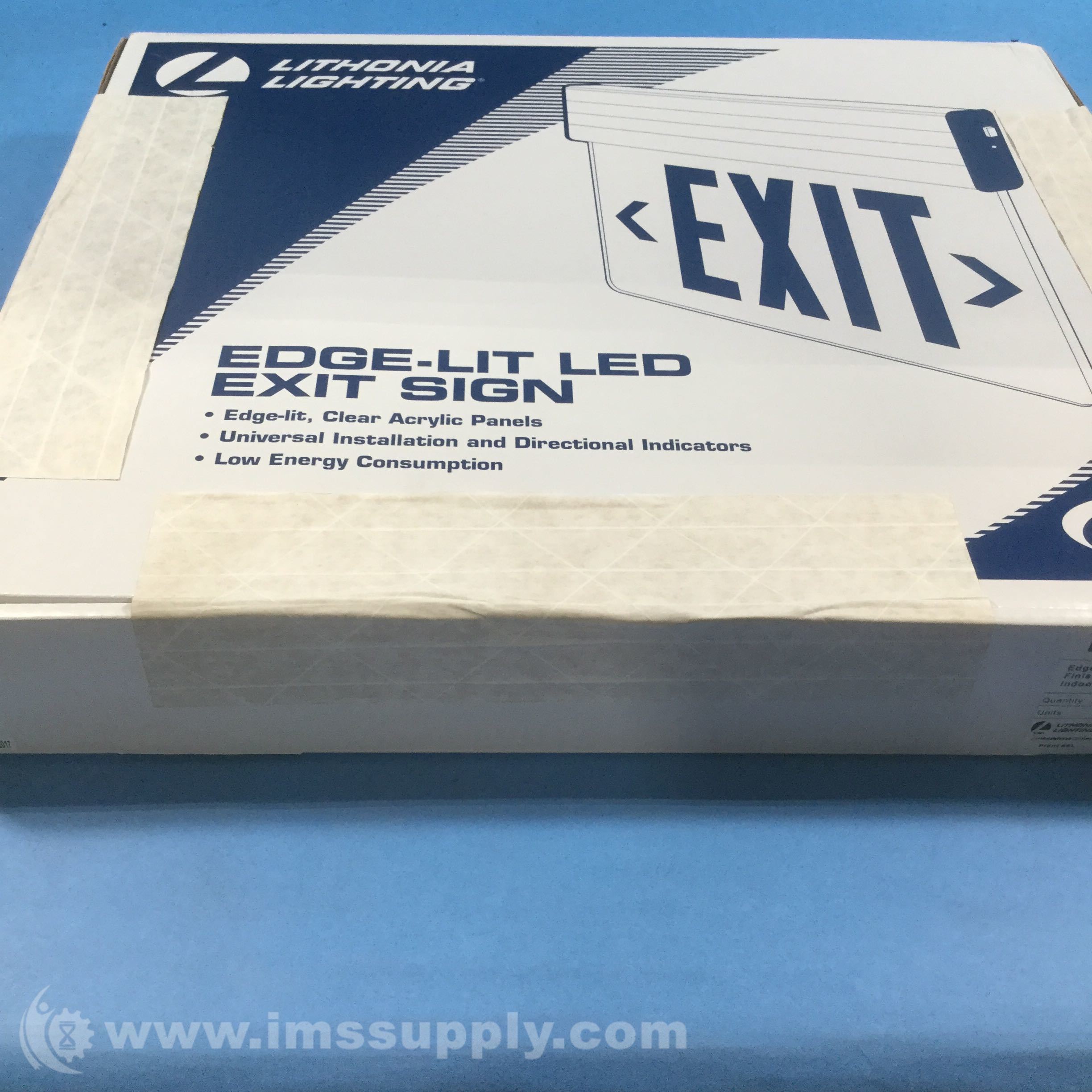 Lithonia Lighting EDG 1 GMR M6 Emergency Exit Sign - IMS Supply