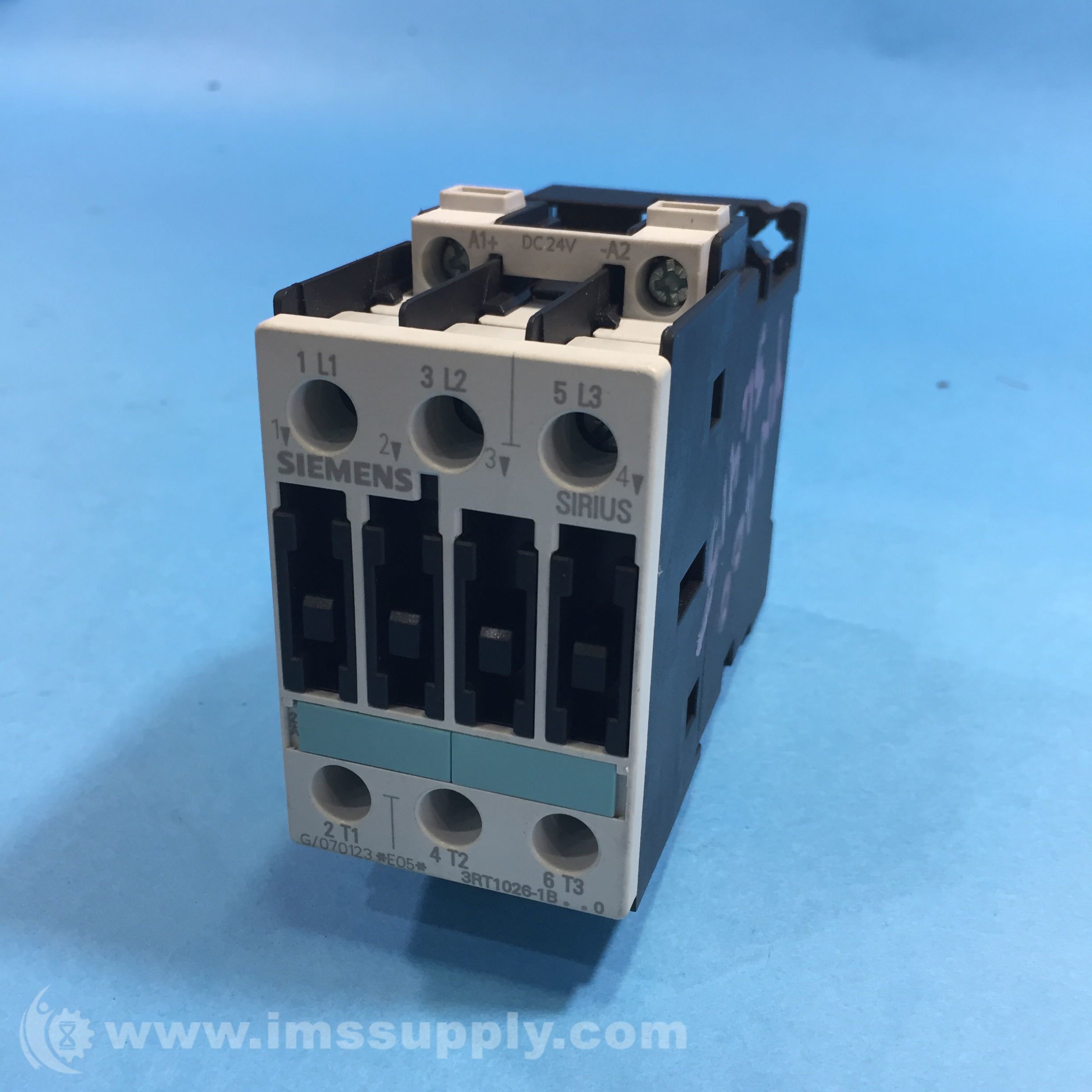Siemens 3RT1026-1B..0 Contactor, 35A, 600VAC - IMS Supply
