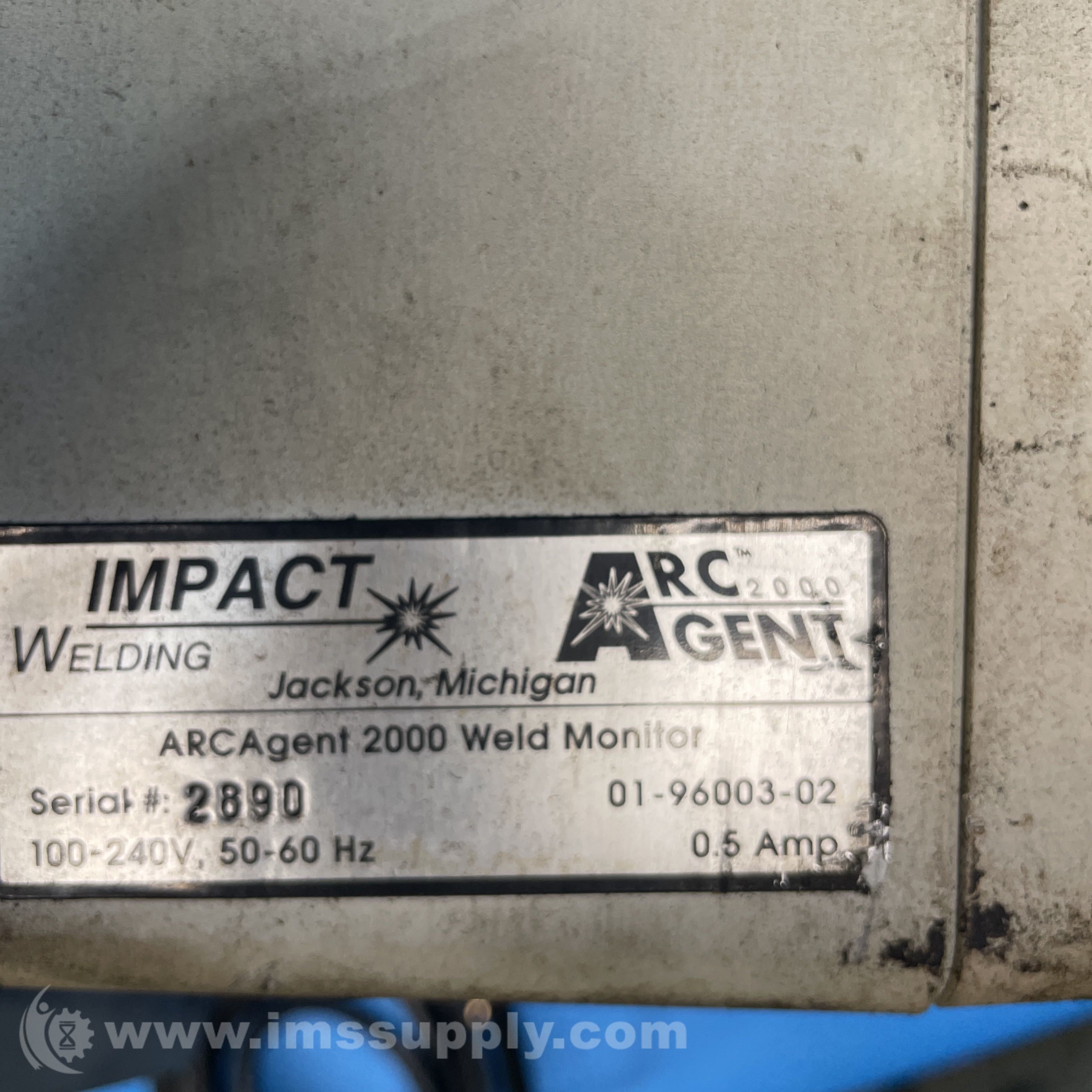 Impact Welding 01-96003-02 Impact Arc Agent Weld Monitor - IMS Supply