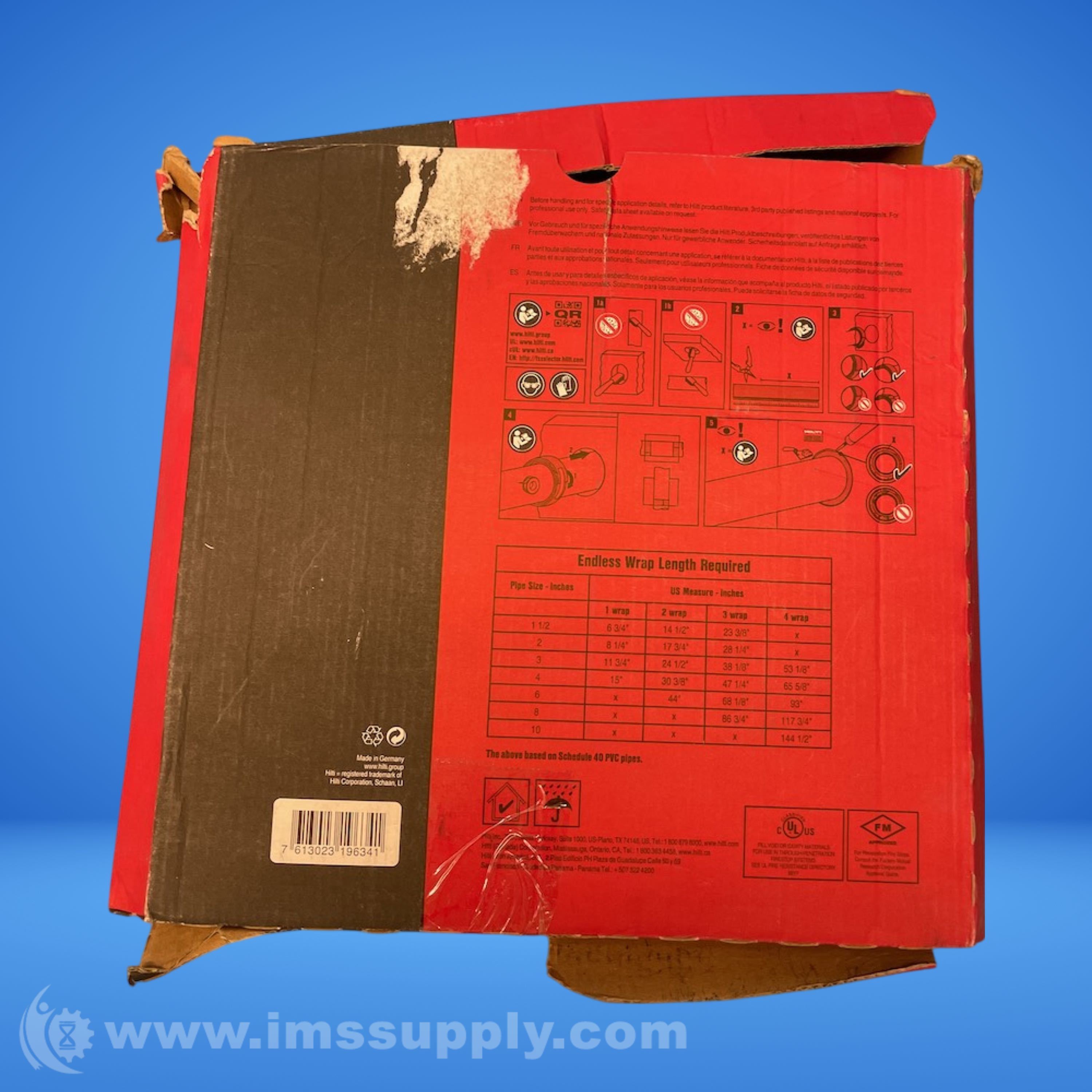 Hilti 304308 Firestop Endless Wrap Strip - IMS Supply