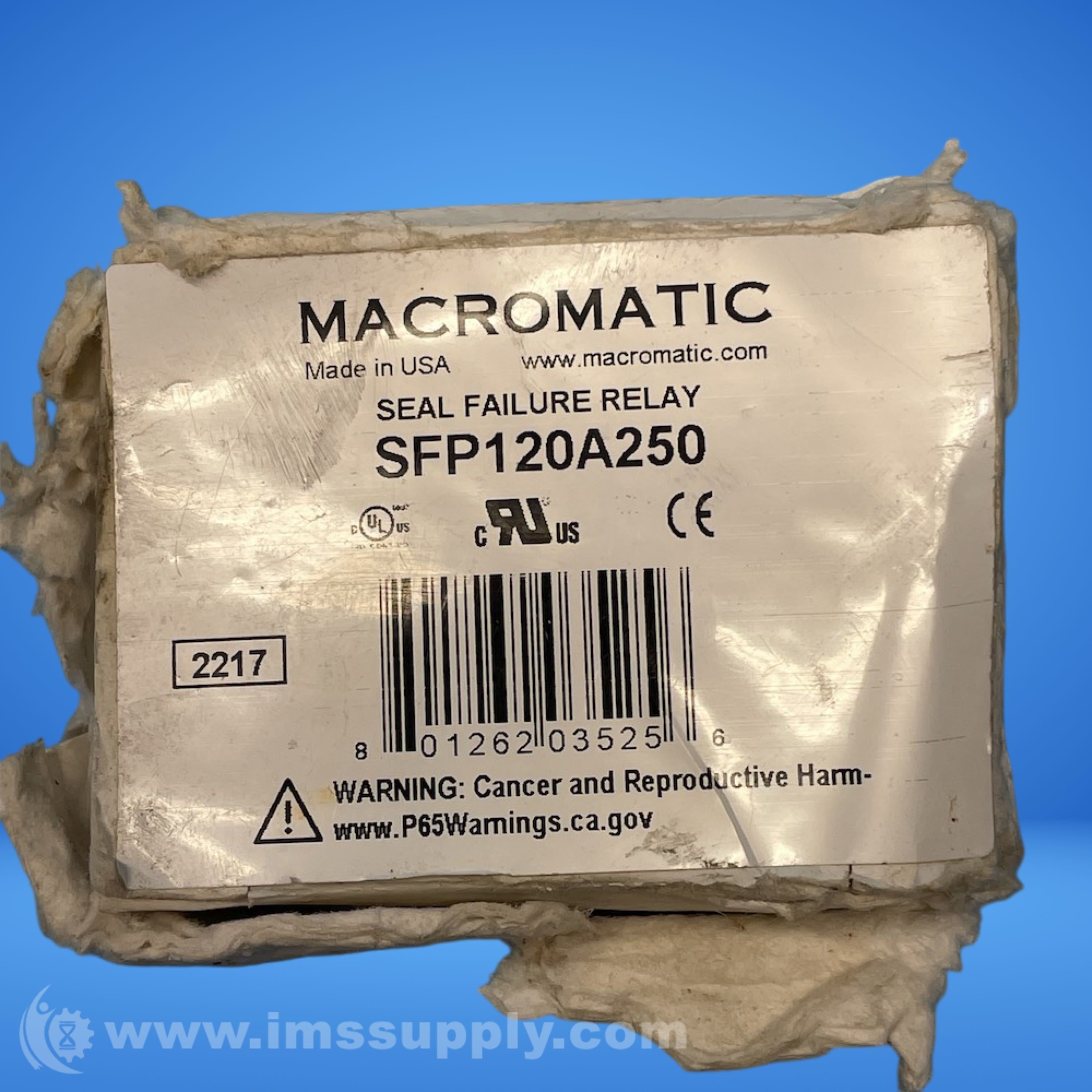 Macromatic SFP120A250 Pump Seal Failure Relay - IMS Supply
