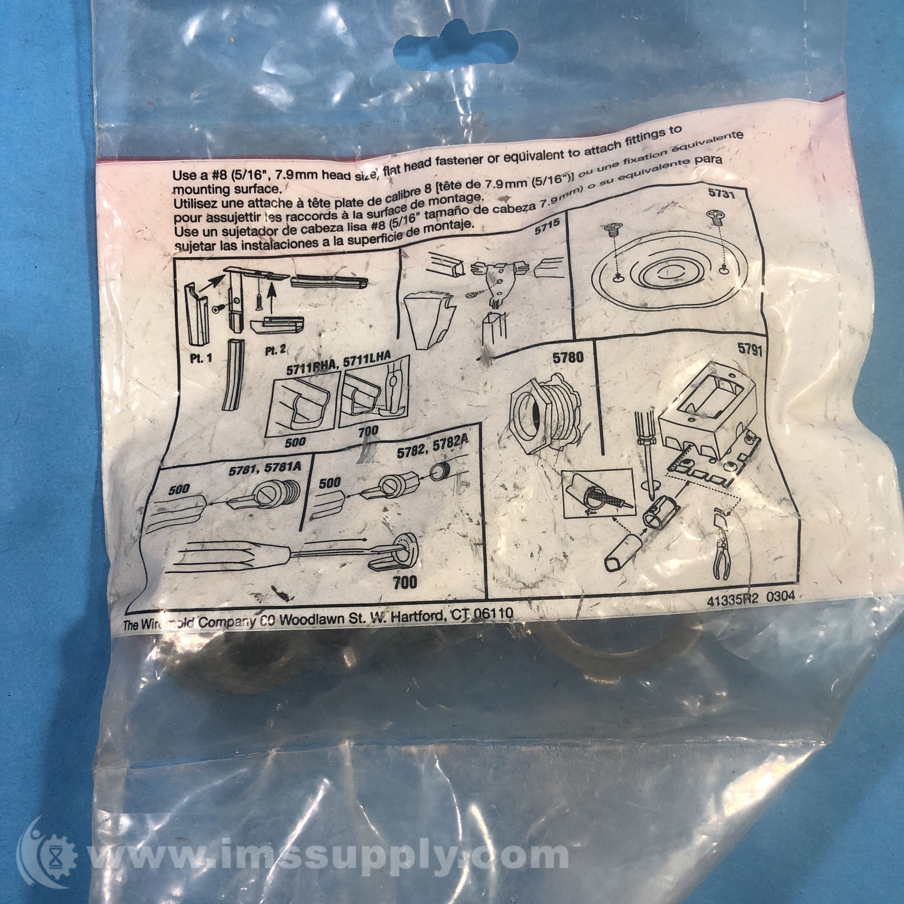 Wiremold 5781A Steel Box Connector 3/4 In; Galvanized Finish - IMS Supply