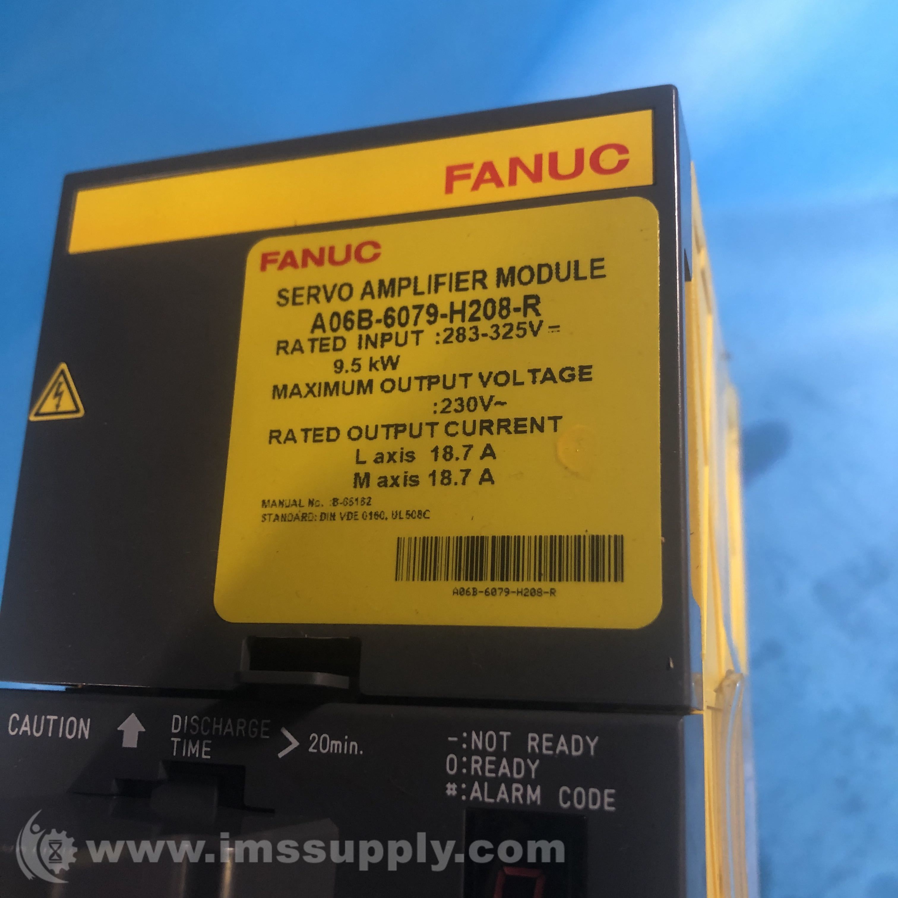 Fanuc A06B-6079-H208-R 2 Axis Alpha Servo Amplifier Module - IMS Supply