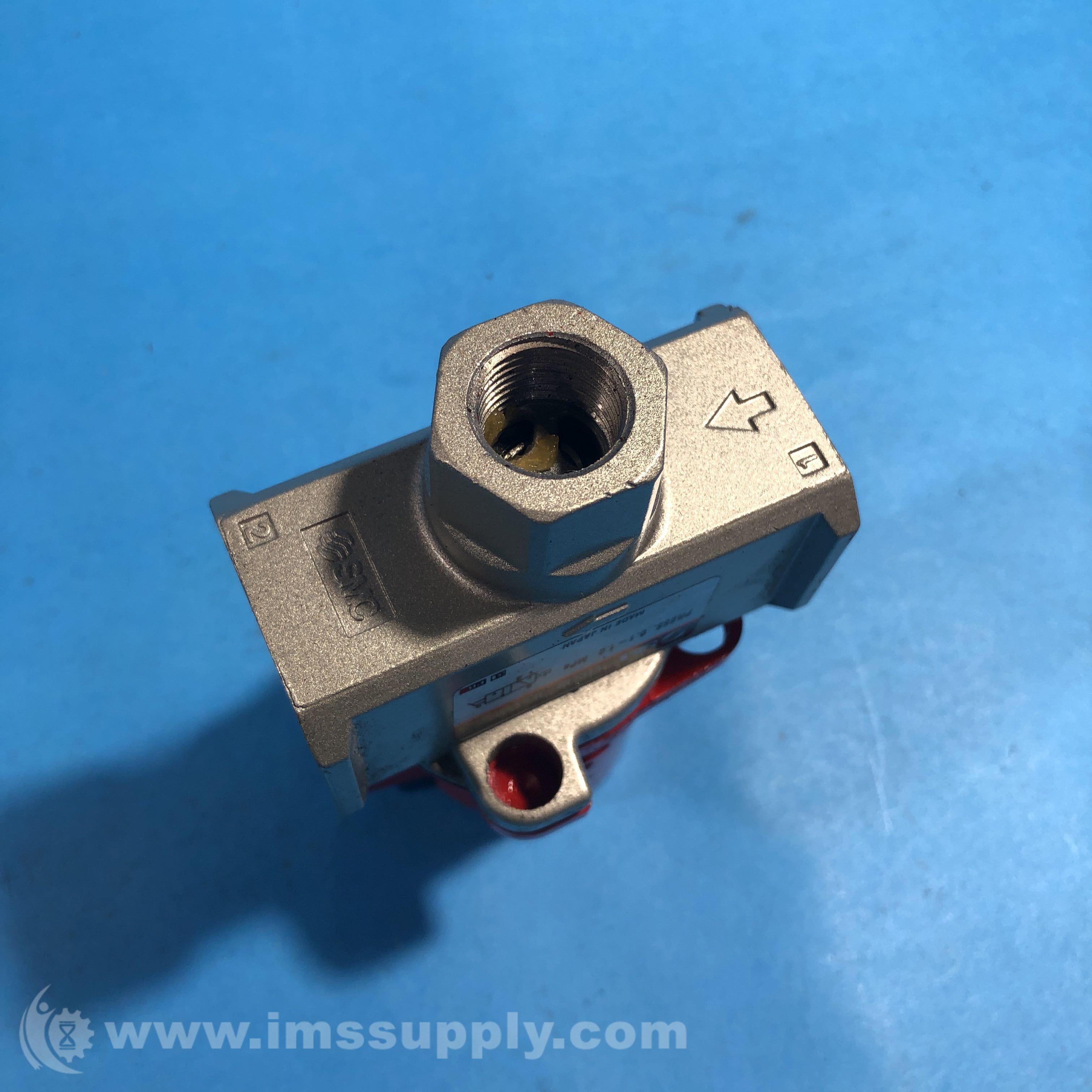 SMC VHS40-03 3-Port Lock Out Hand Valve - IMS Supply