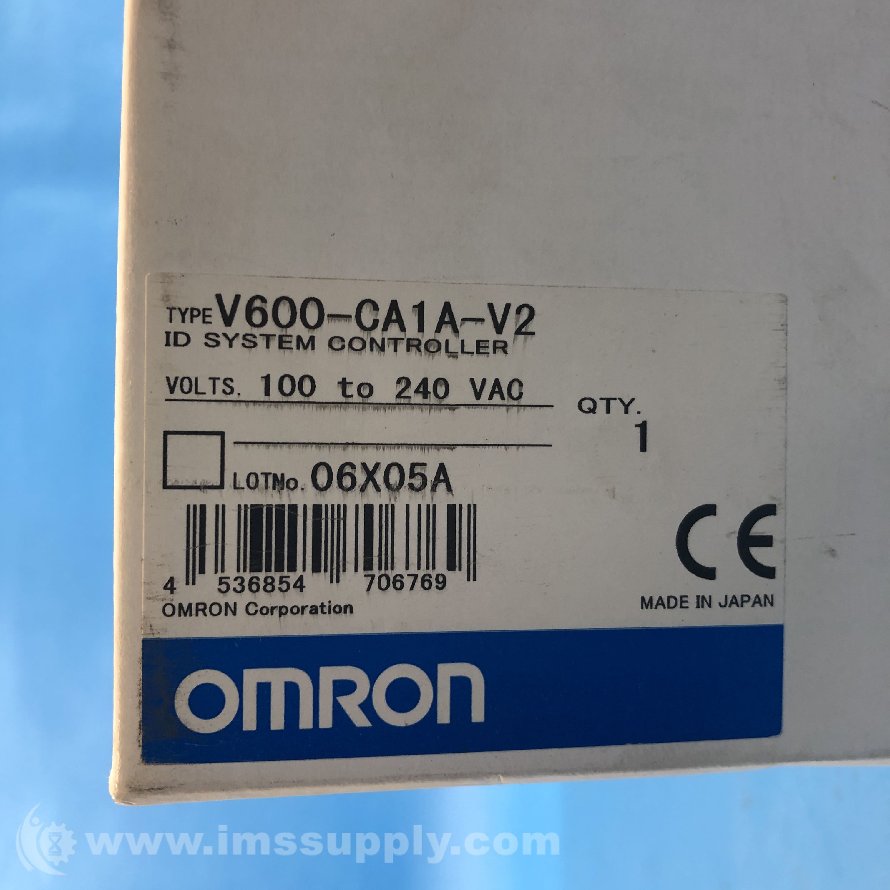 Omron V600-CA1A-V2 ID System Controller, 100-240 VAC - IMS Supply