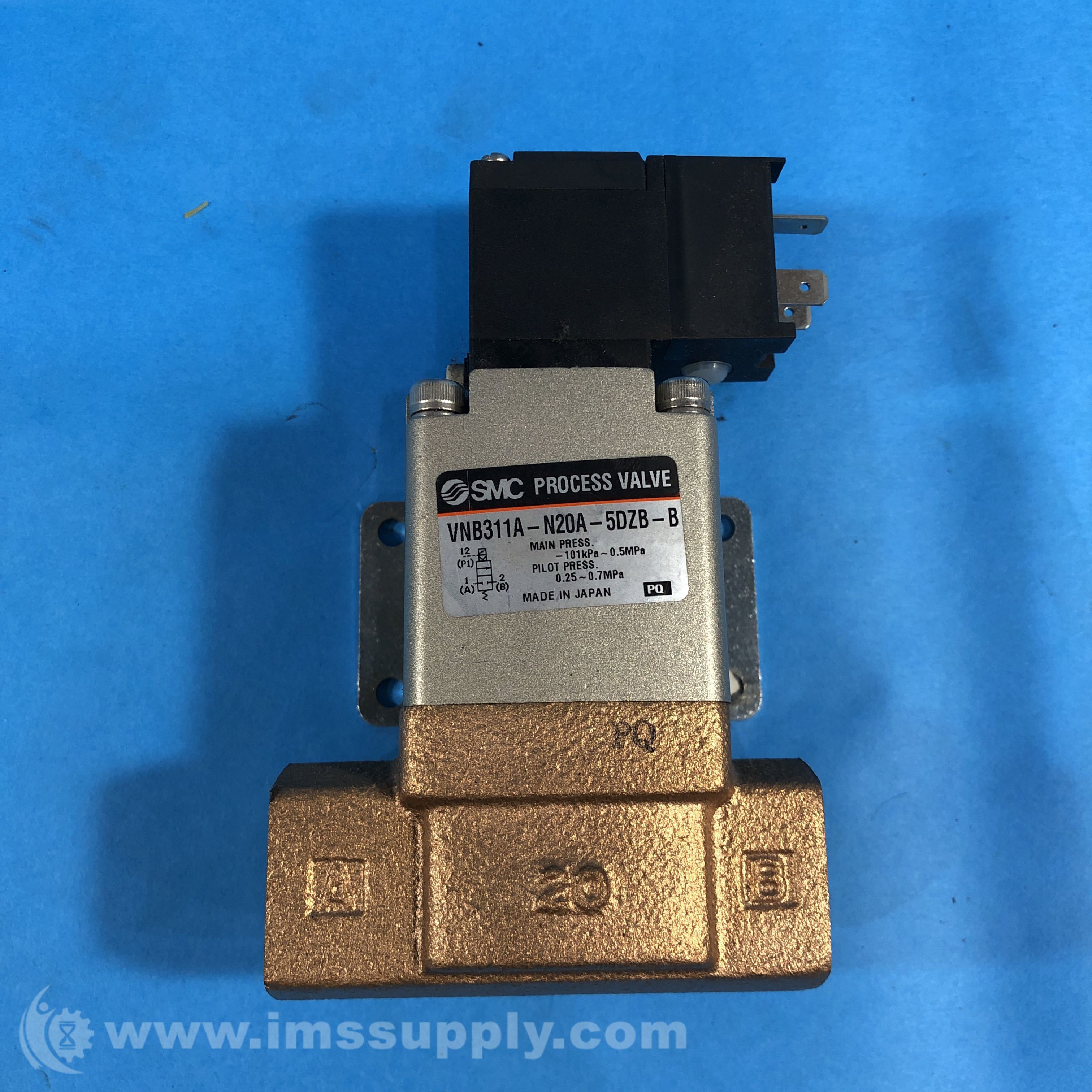 SMC VNB311A-N20A-5DZB-B VNA/B/C/D 2-Way Media Valve - IMS Supply