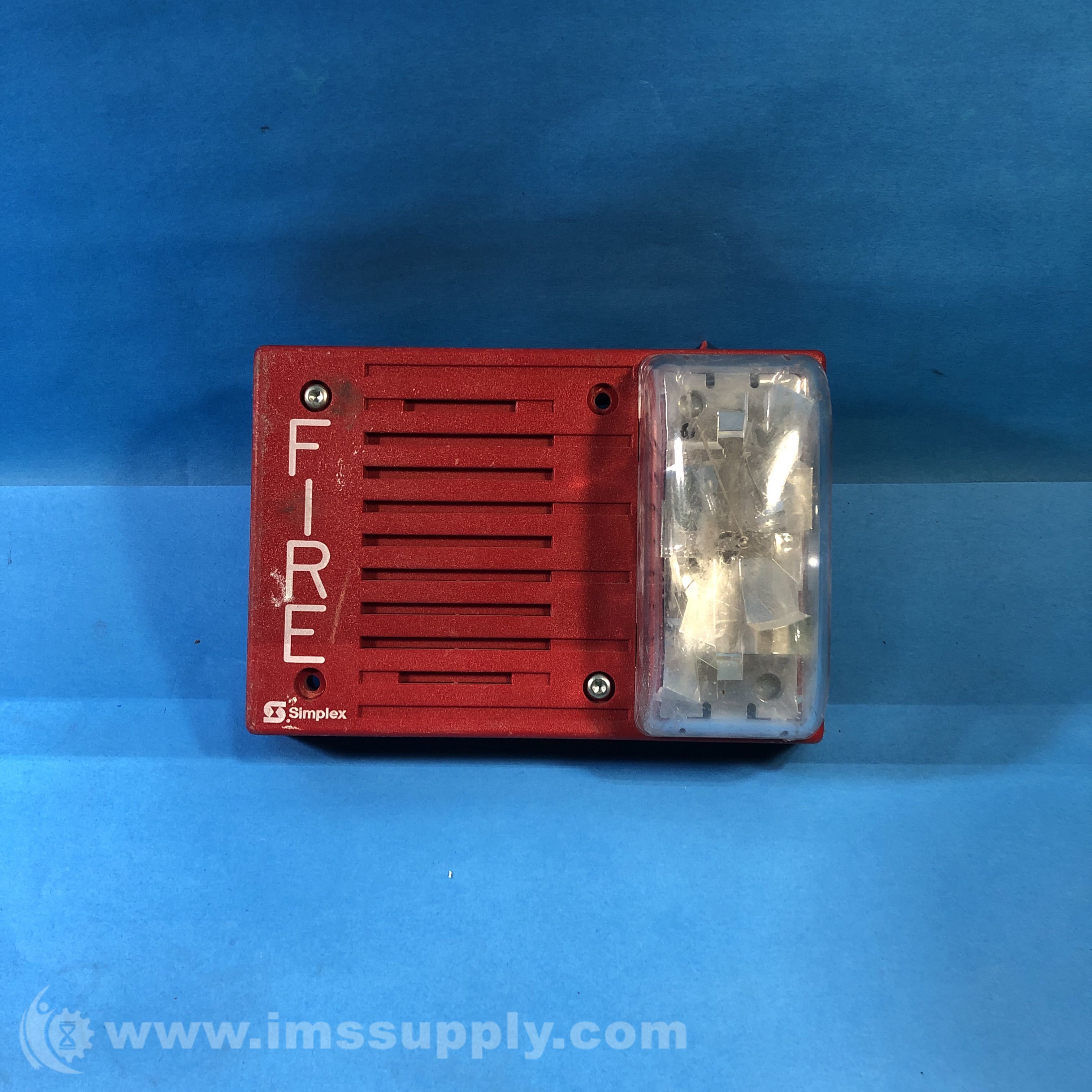 Simplex 4903-9215 Fire Alarm w/ Horn Strobe - IMS Supply