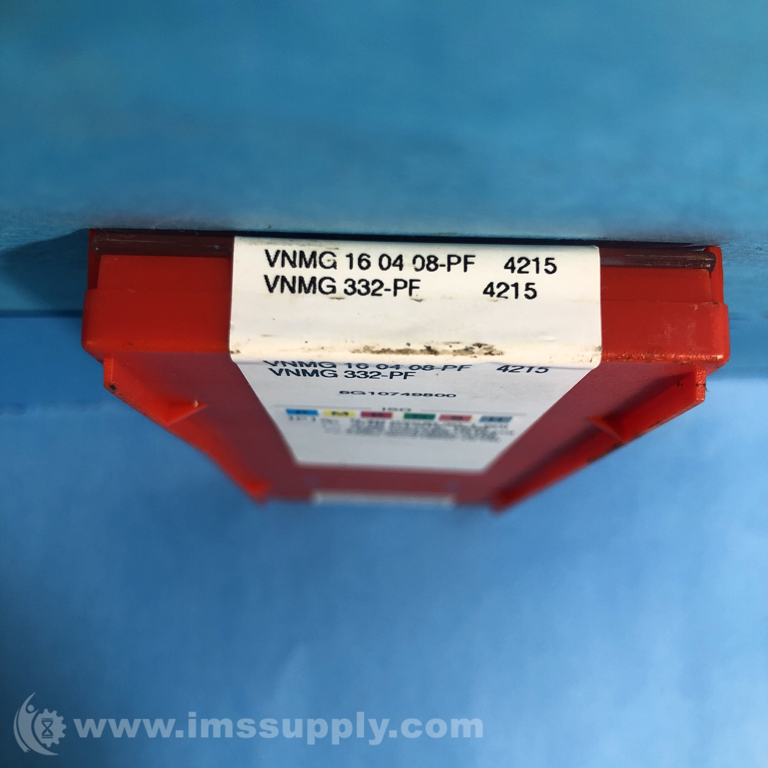 Sandvik VNMG 332-PF 4215 Box of 10 Carbide Turning Inserts - IMS Supply