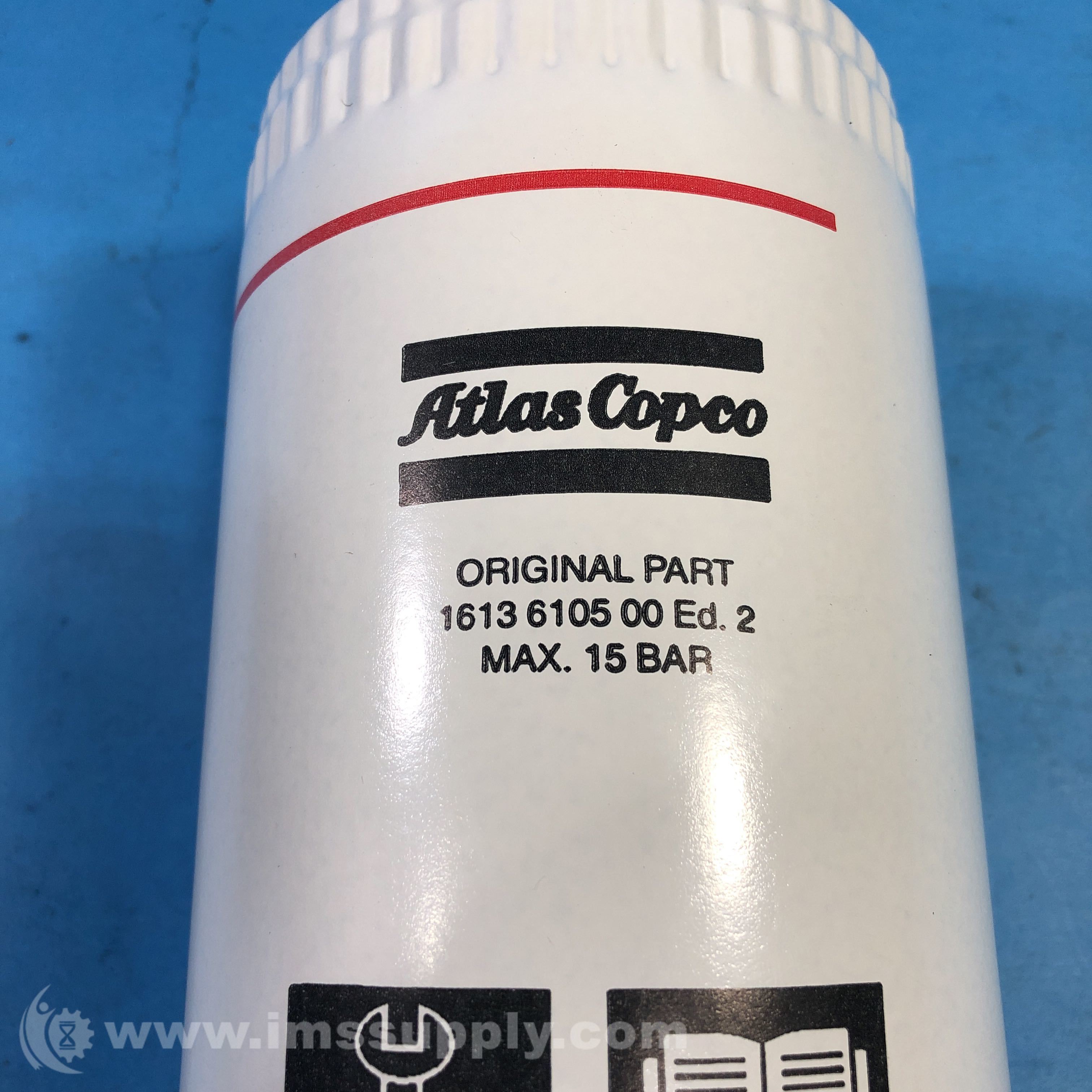 Atlas Copco 1613-6105-00 Spin-On Oil Filter - IMS Supply