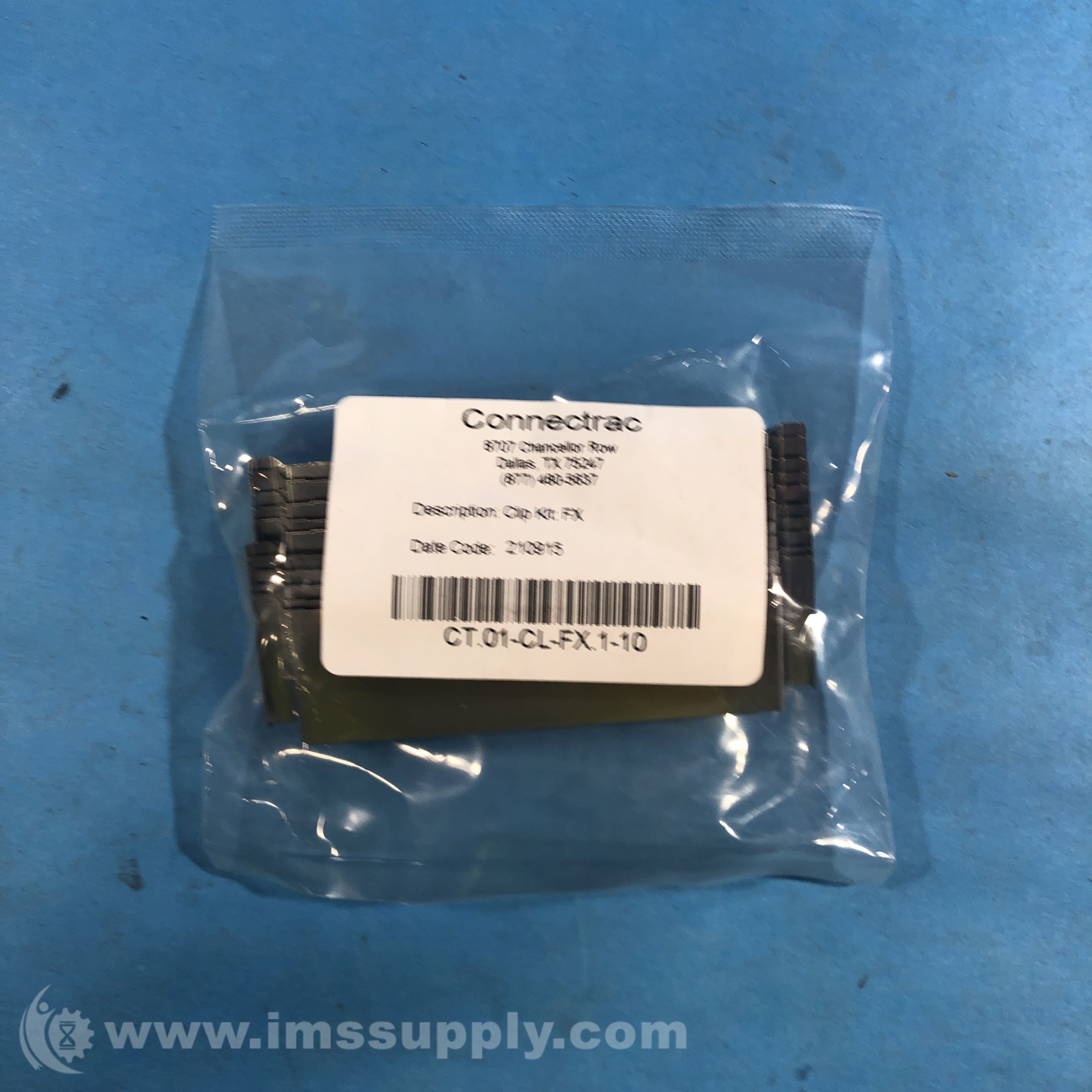 Connectrac CT.01-CL-FX.1-10 FX Clip Kit - IMS Supply