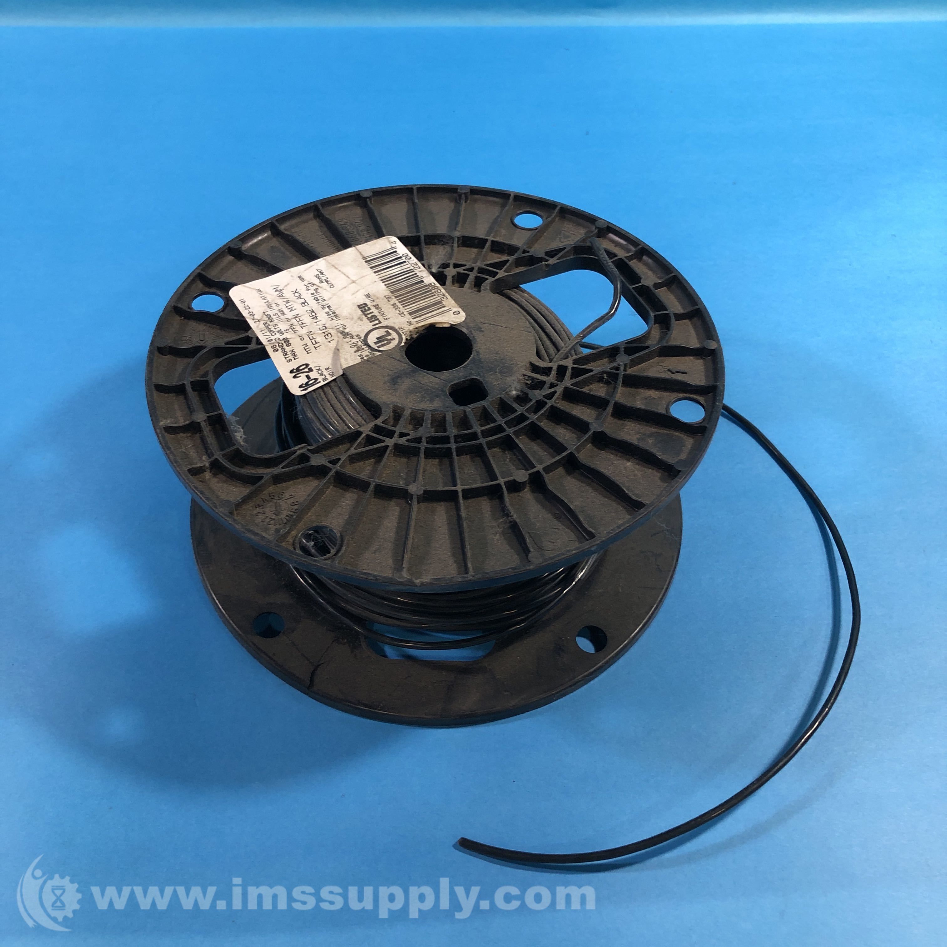 1316/1452 Black 500 FT Stranded Copper Wire Spool - IMS Supply