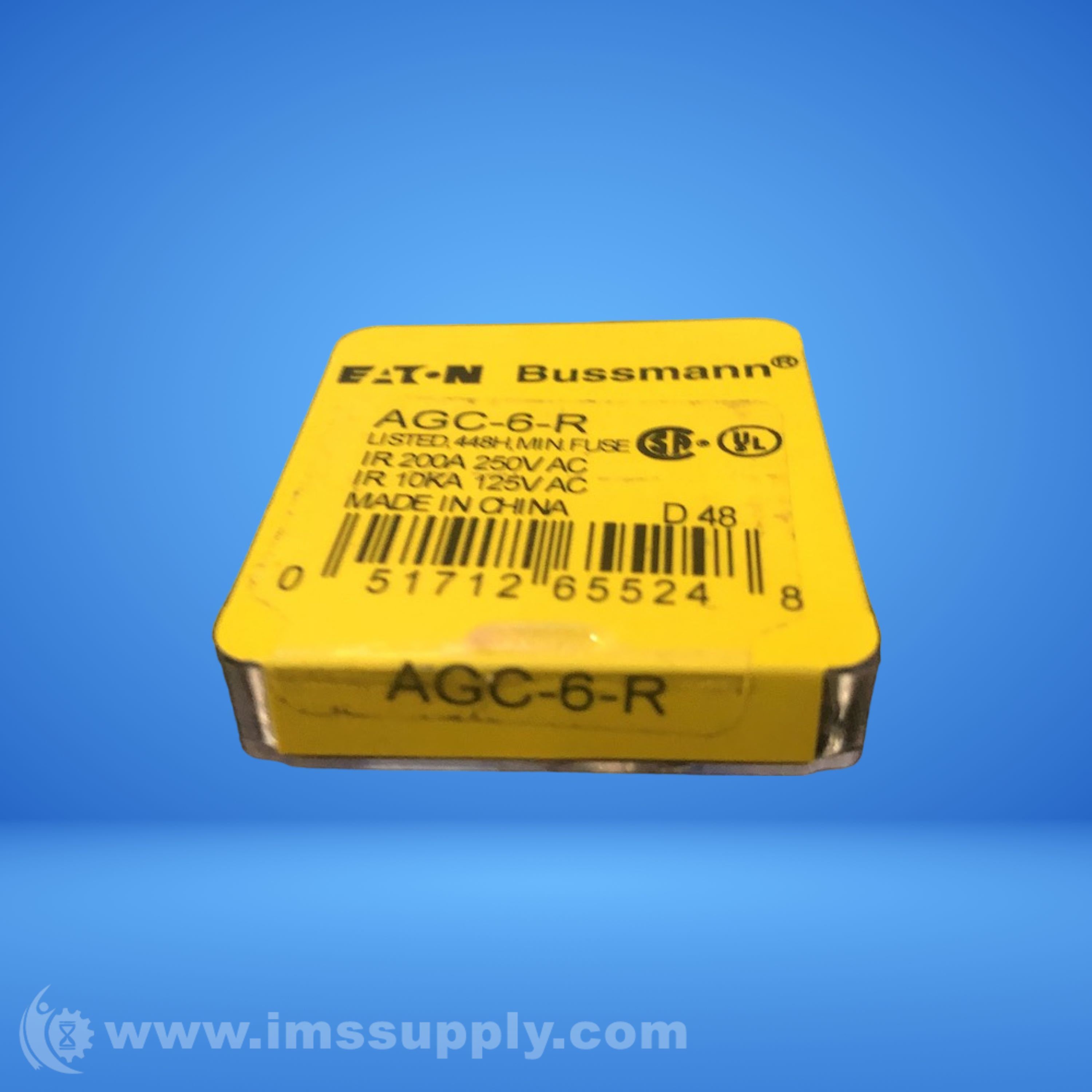 Bussmann AGC-6-R - IMS Supply