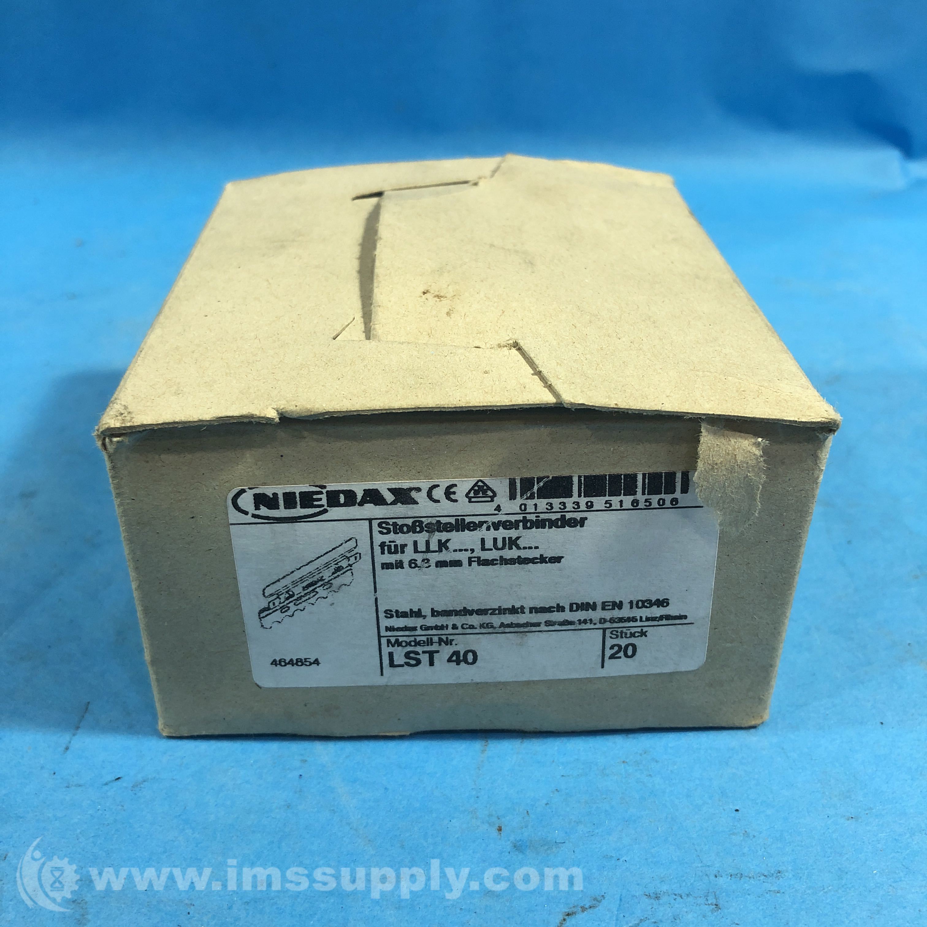 Niedax LST 40 Box of 20 Joint Connectors - IMS Supply