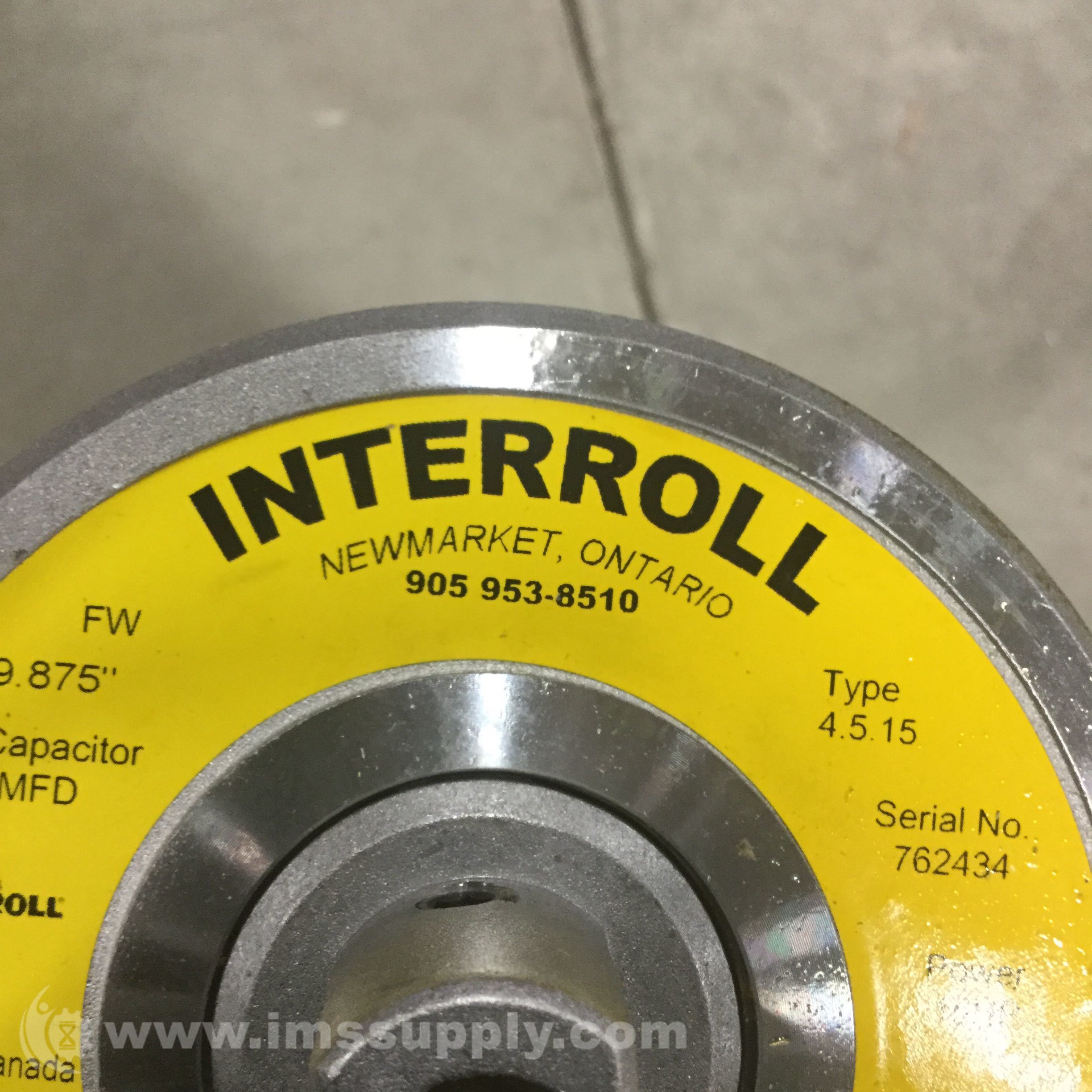 Interroll 4.5.15 Conveyor Roller - IMS Supply