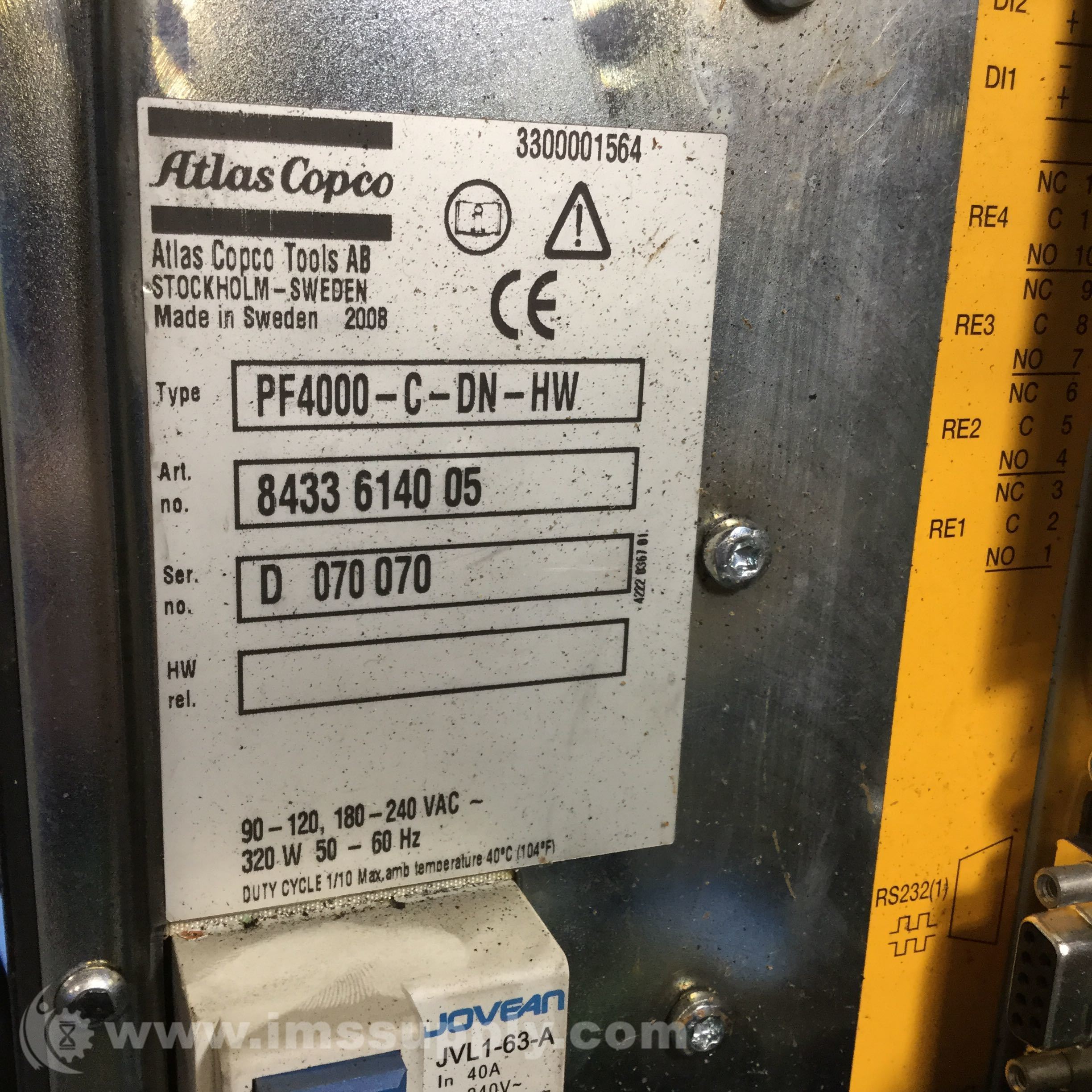Atlas Copco PF4000-C-DN-HW Power Focus - IMS Supply
