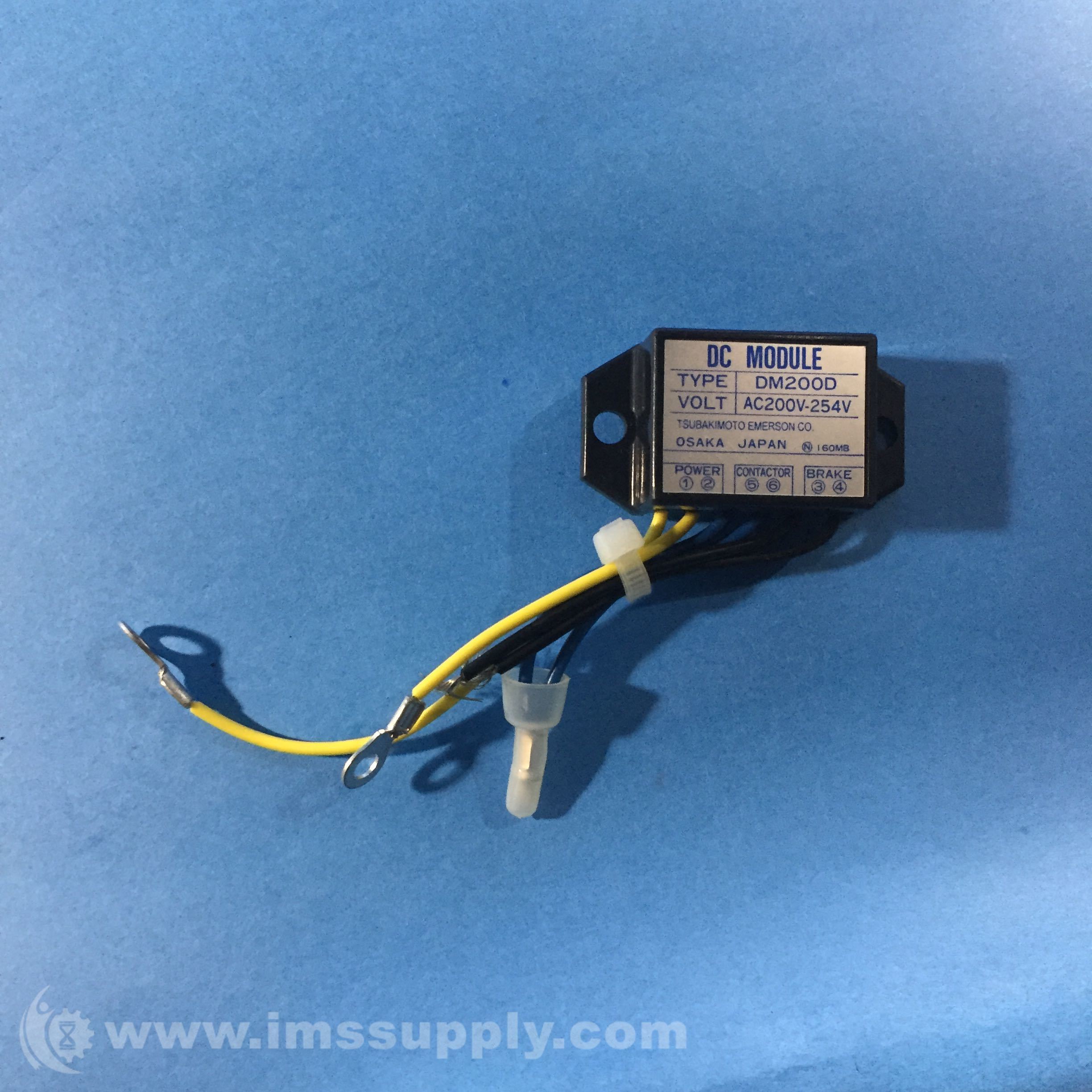 Tsubaki Emerson DM200D DC Module, 200-254 Volt - IMS Supply