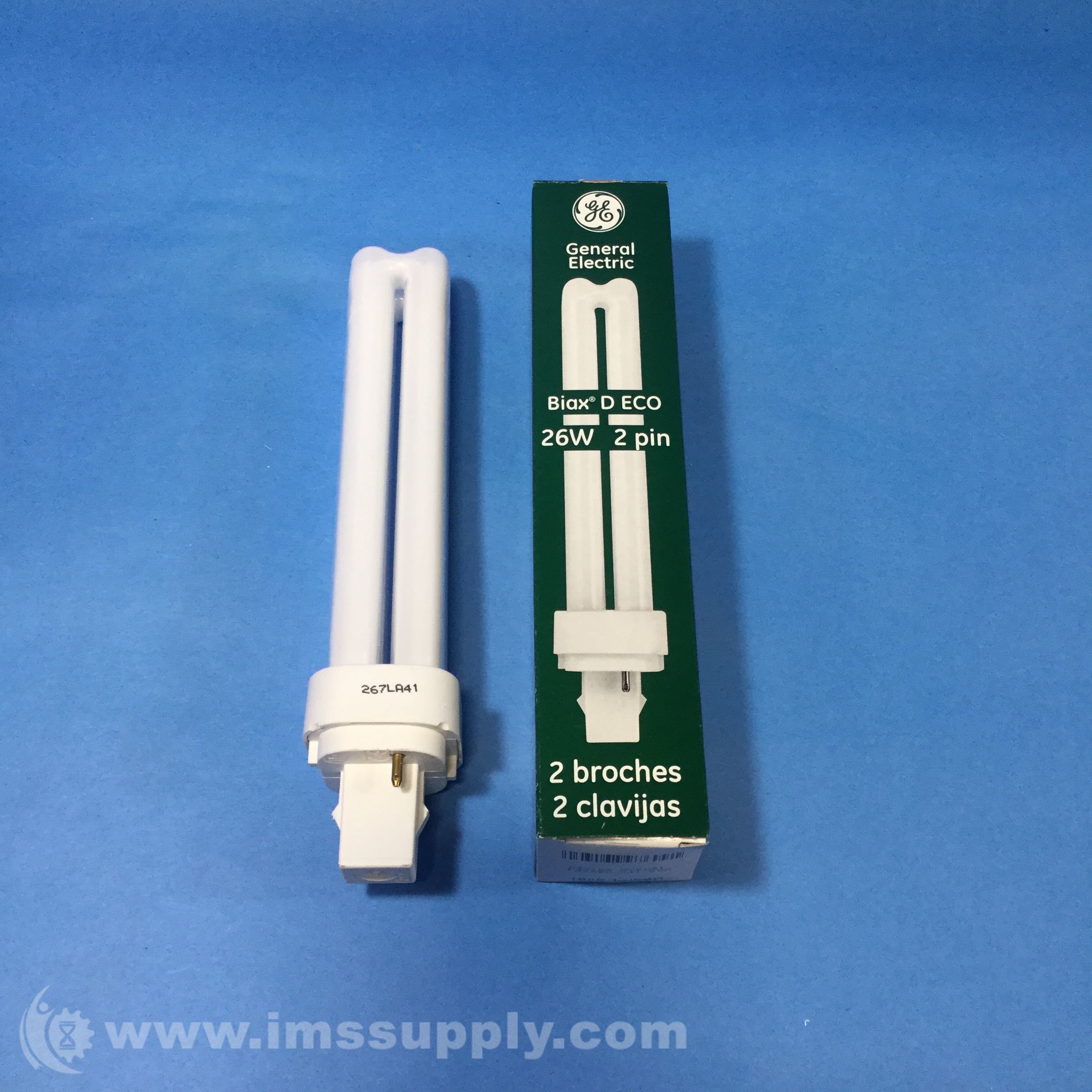 General Electric F26DBX/841/ECO 26W 2Pin G24d-3 Base Plug in Bulb - IMS ...