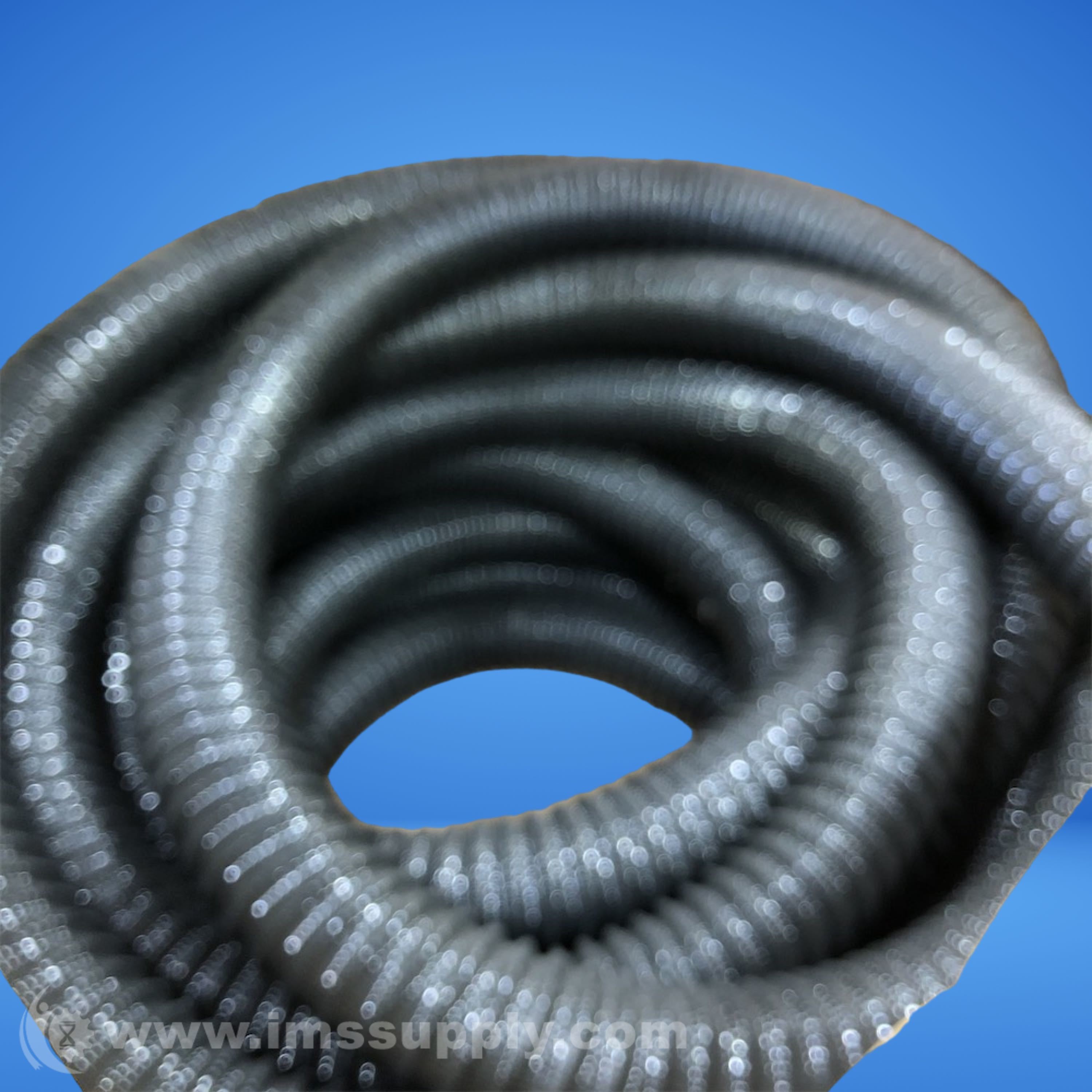 Flexaust MGU-R150050B-R Black Ribbed Elastomer Polyurethane Hose - IMS ...