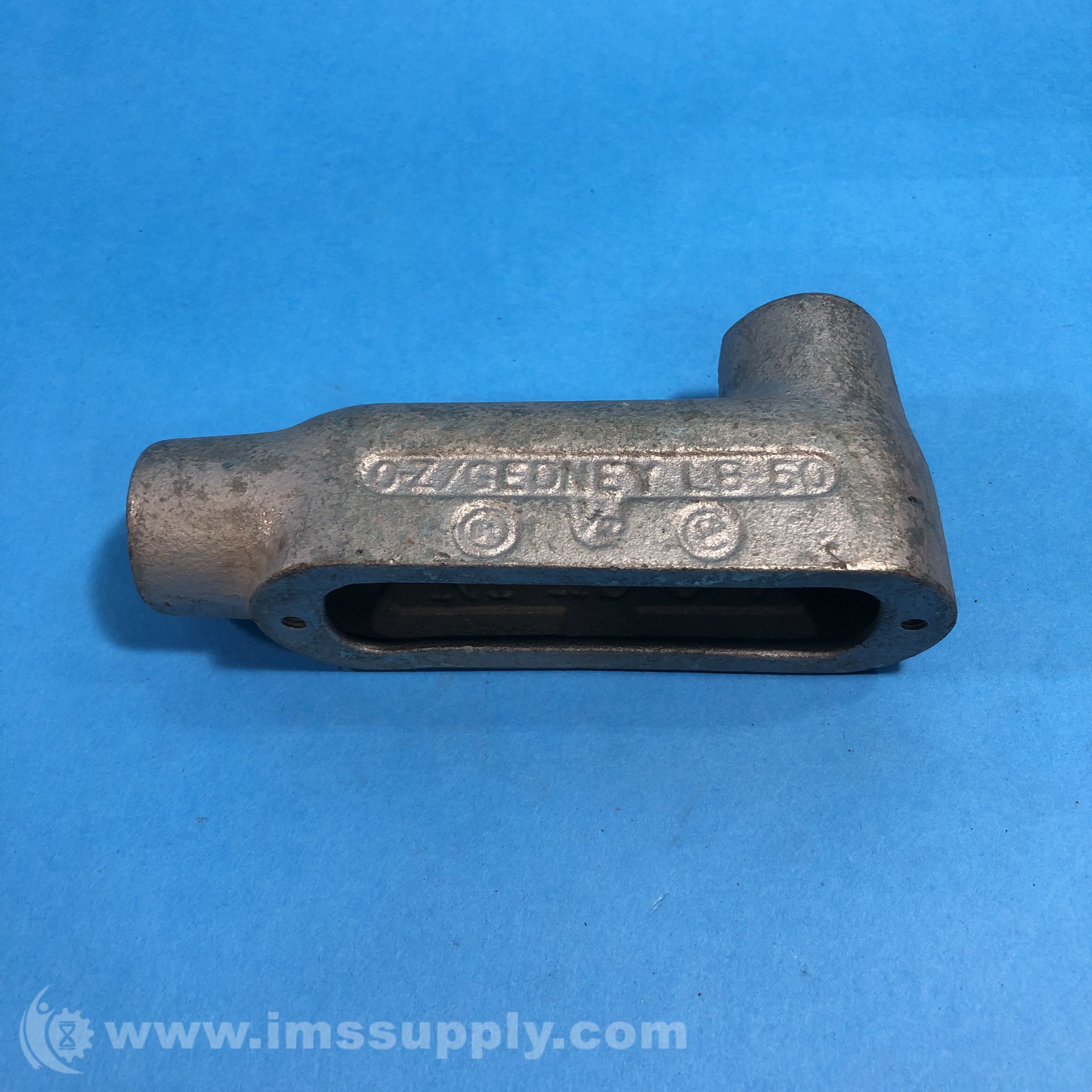 OZ Gedney LB-50 Spec 5 Type LB Conduit Body, 1/2 In Hub - IMS Supply