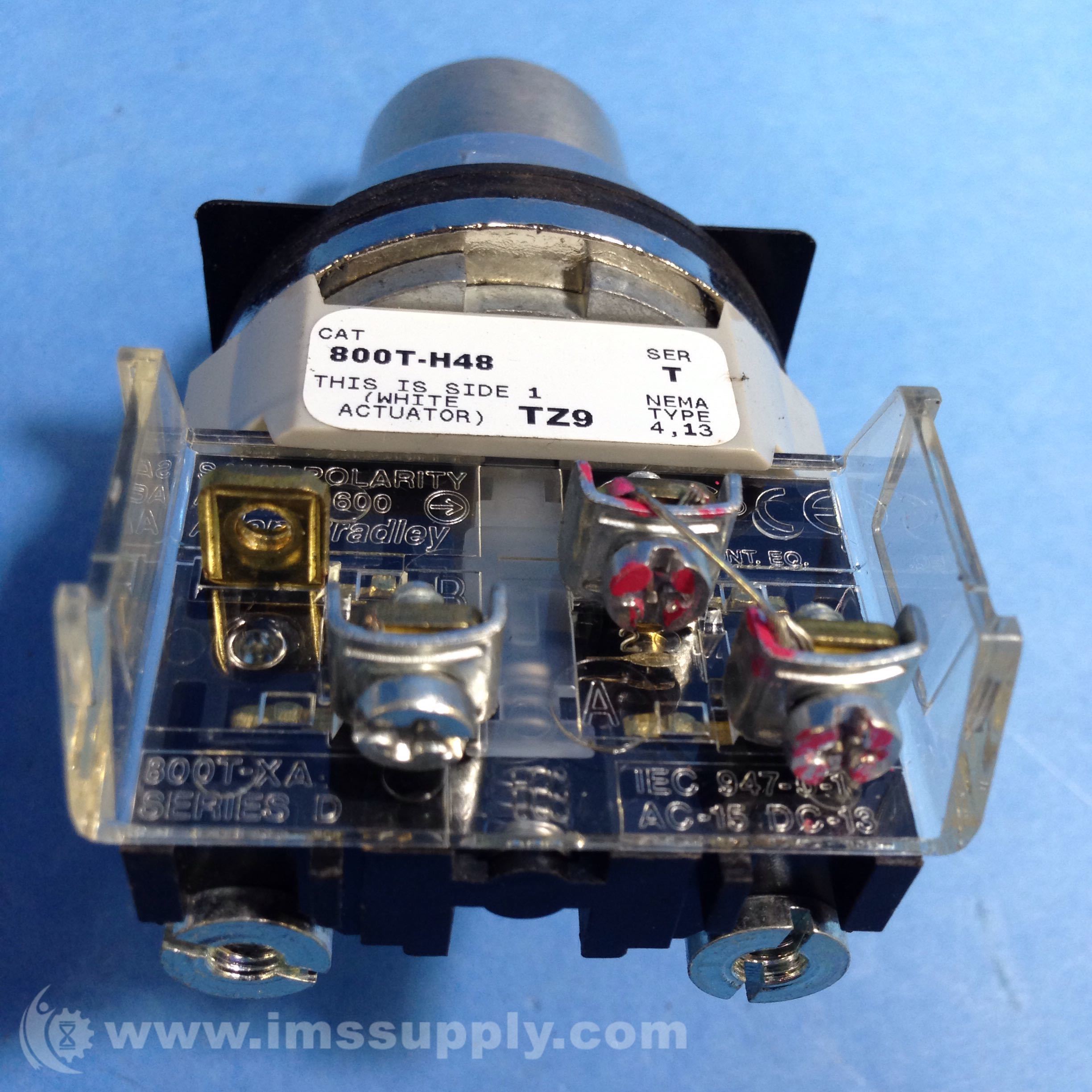 Allen Bradley 800T-H48 Selector Switch - IMS Supply