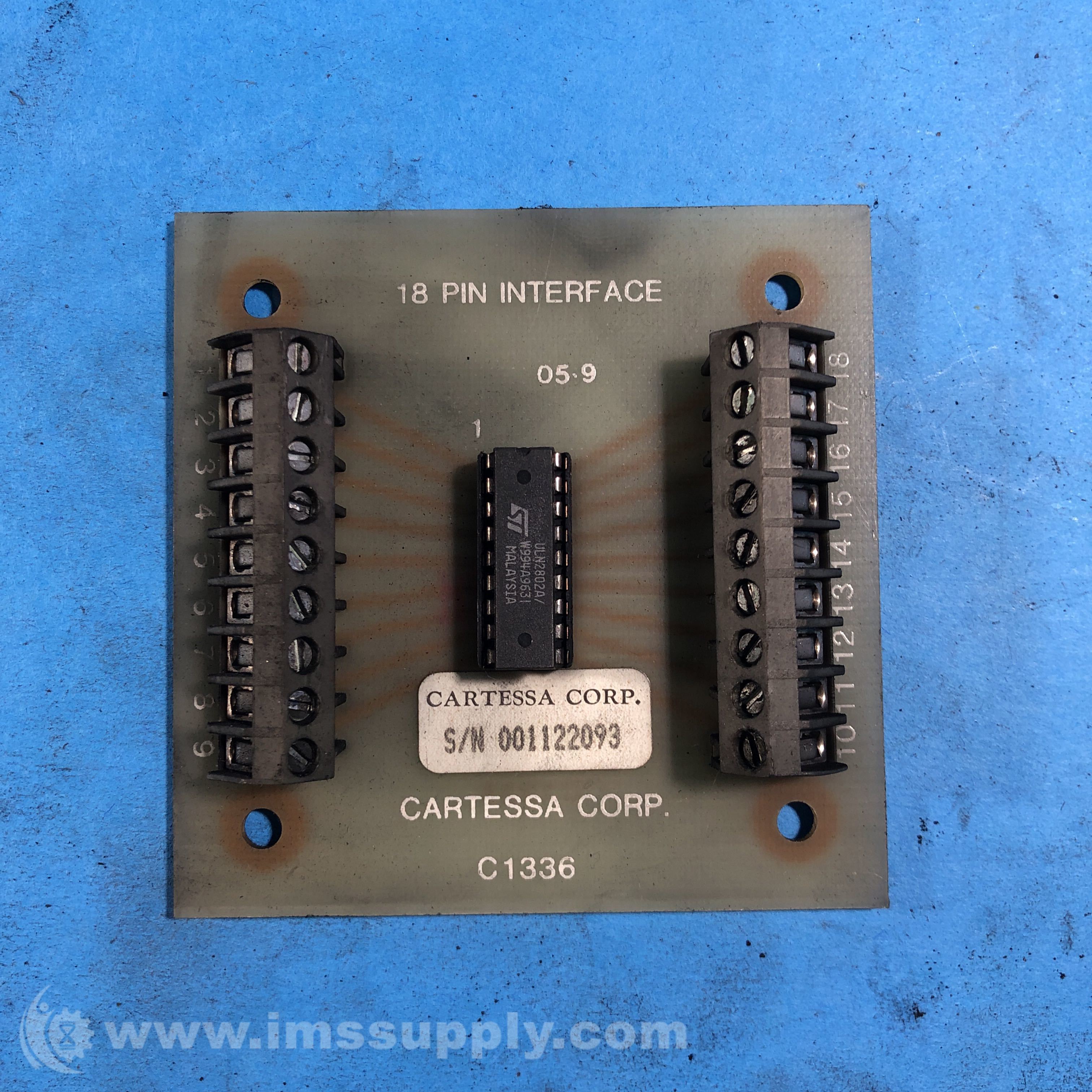 Cartessa Corp C1336 18 Pin Interface Circuit Board - IMS Supply