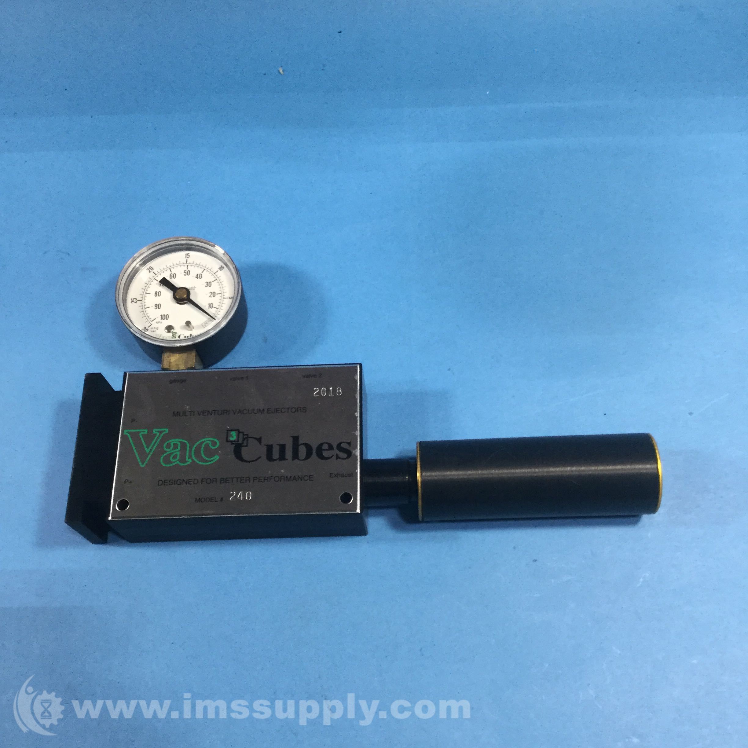 Vac Cubes 240 Vacuum Pump, High Vacuum, Medium Flow - IMS Supply