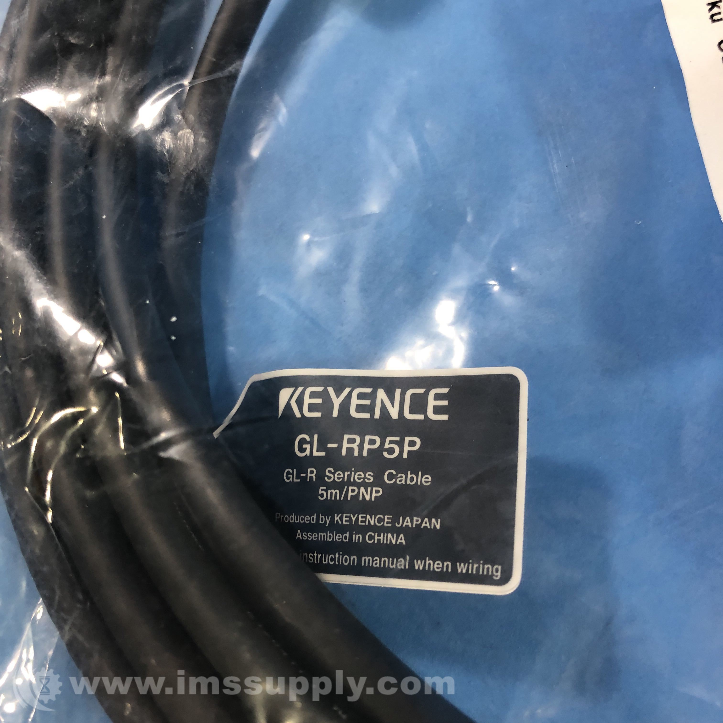 Keyence GL-RP5P PNP Connection Cable 5m - IMS Supply