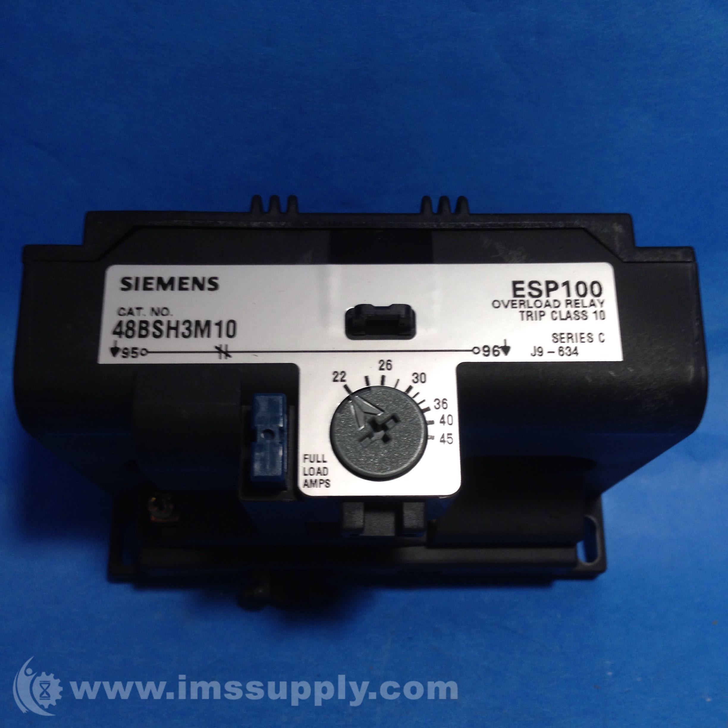 Siemens 48BSH3M10 Overload Relay - IMS Supply